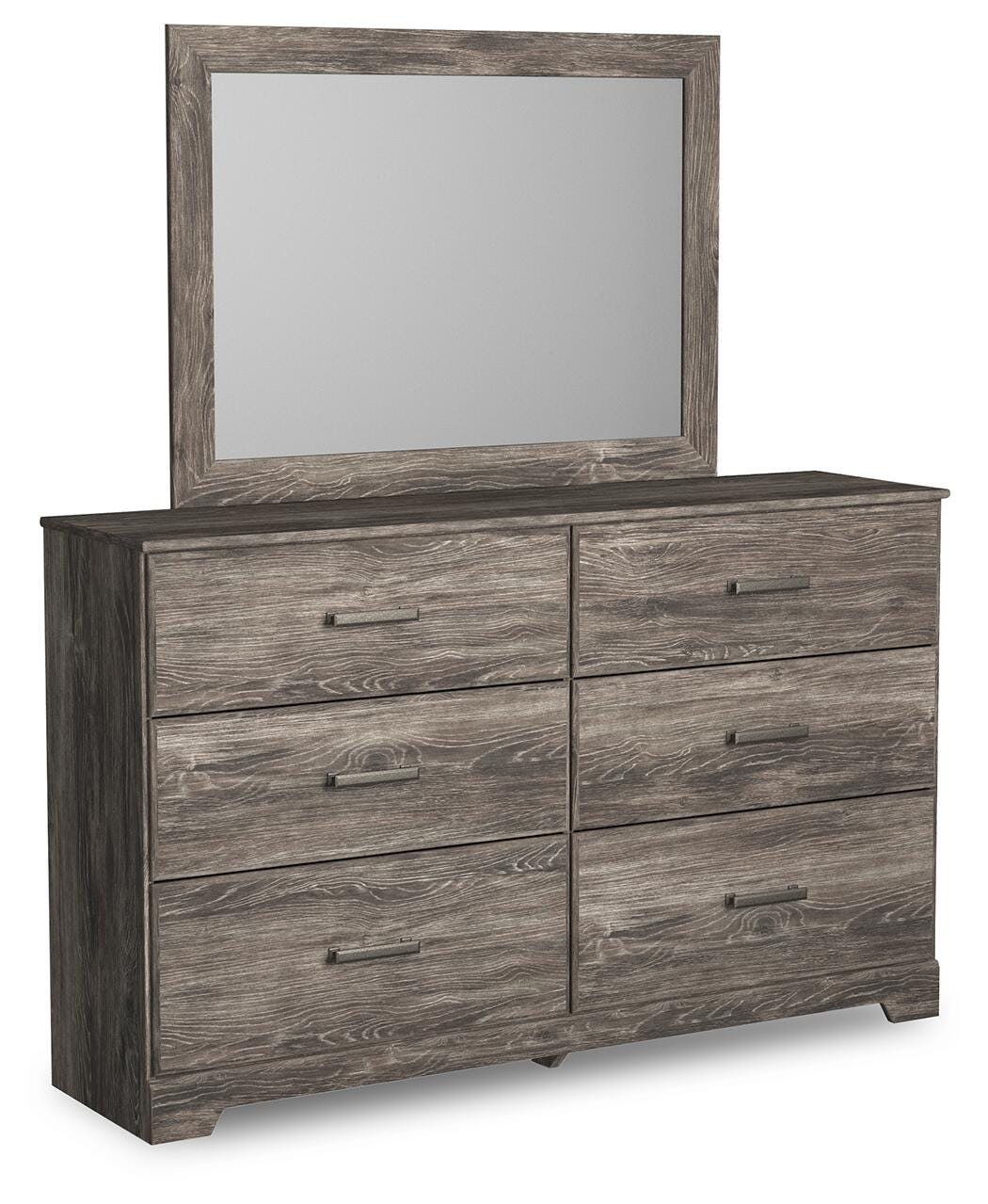 Click here for Ralinksi 6 Drawer Dresser and Mirror  Gray prices