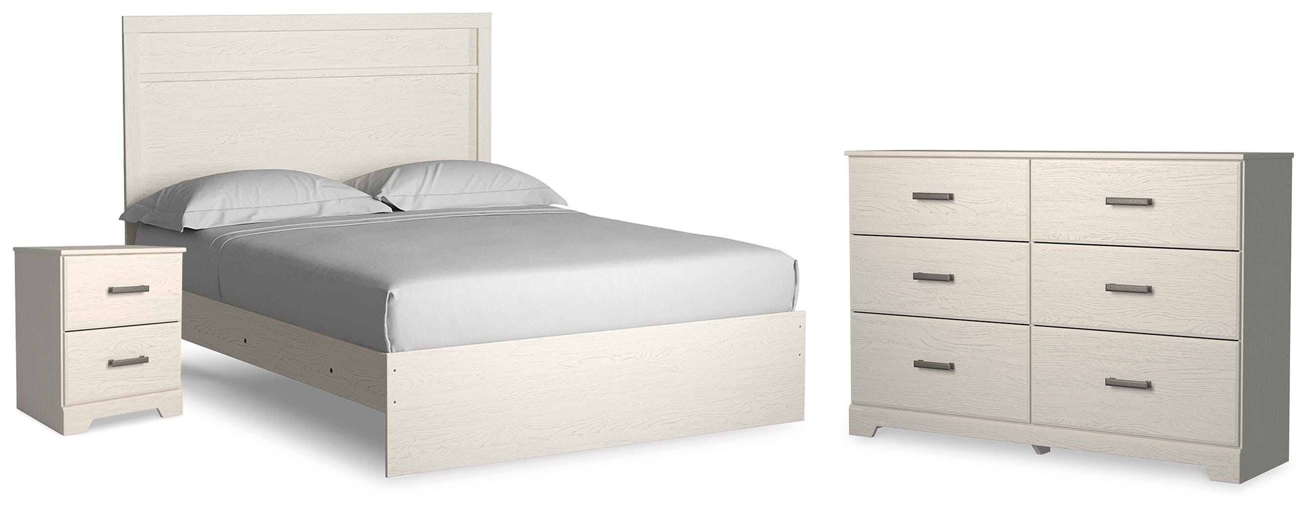 Click here for Stelsie Queen Panel Bed with Dresser and Nightstan... prices