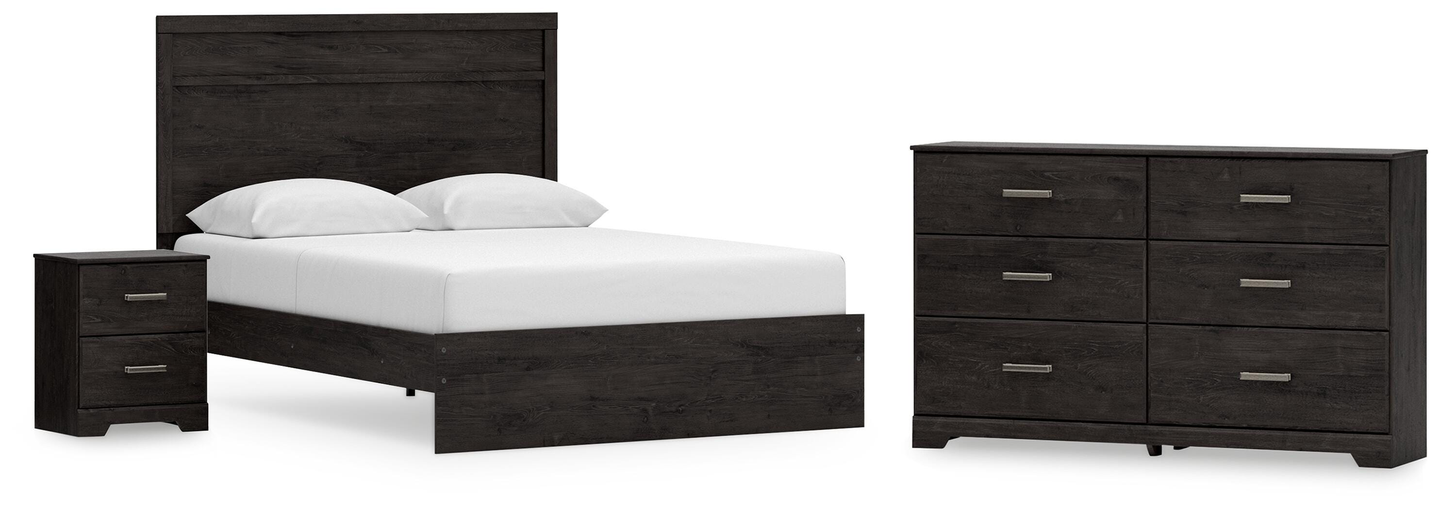 Click here for Belachime Queen Panel Bed with Dresser and Nightst... prices