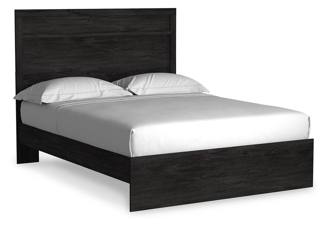 Click here for Belachime Queen Panel Bed  Charcoal prices