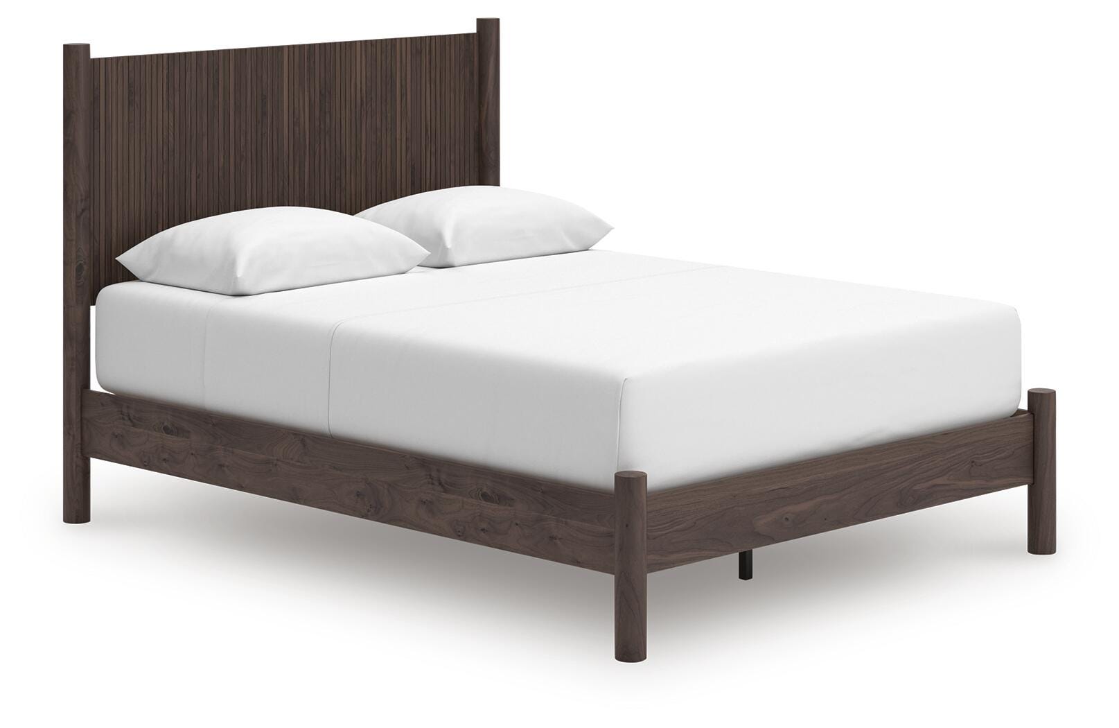 Click here for Cadmori Queen Panel Platform Bed  Brown prices
