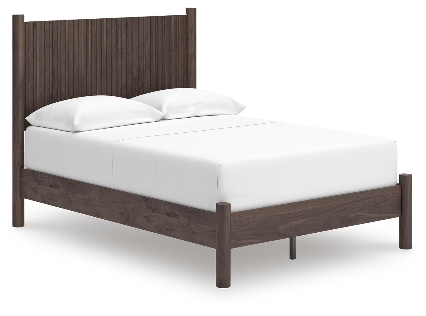 Click here for Cadmori Full Panel Platform Bed  Brown prices