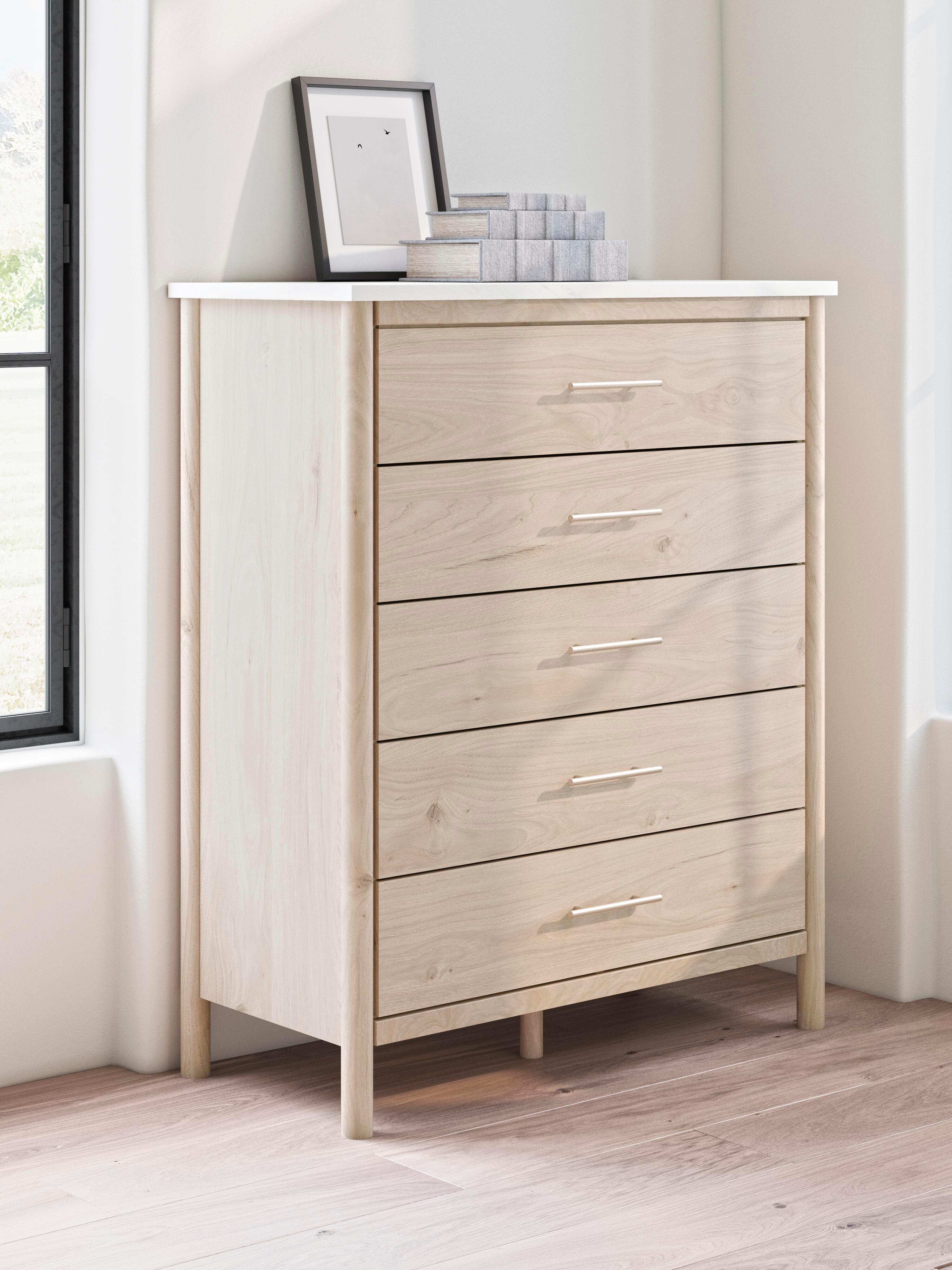 Click here for Cadmori 5 Drawer Chest of Drawers  Two-tone prices