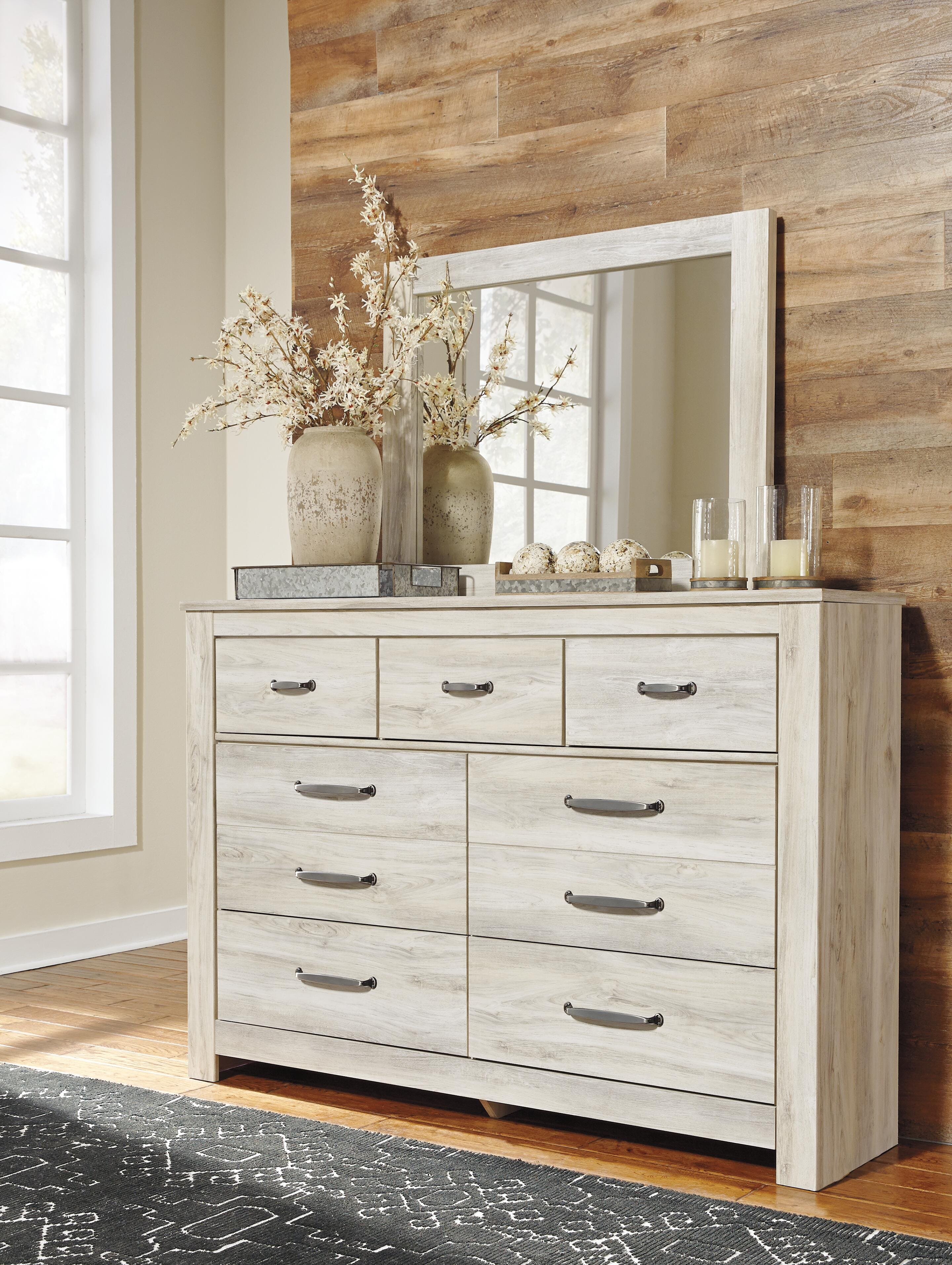 Click here for Bellaby 7 Drawer Dresser and Mirror  Whitewash prices