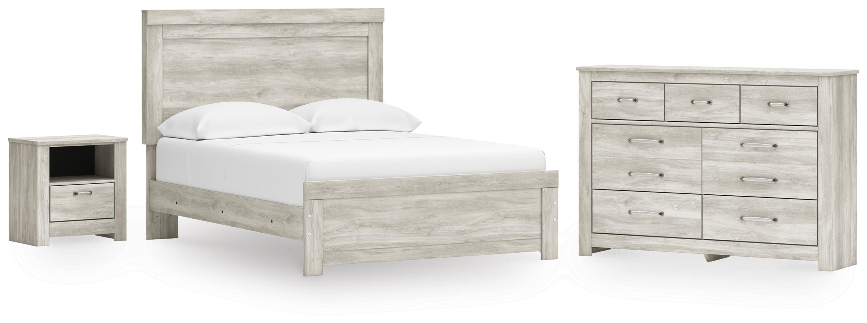 Click here for Bellaby Queen Panel Bed with Dresser and Nightstan... prices