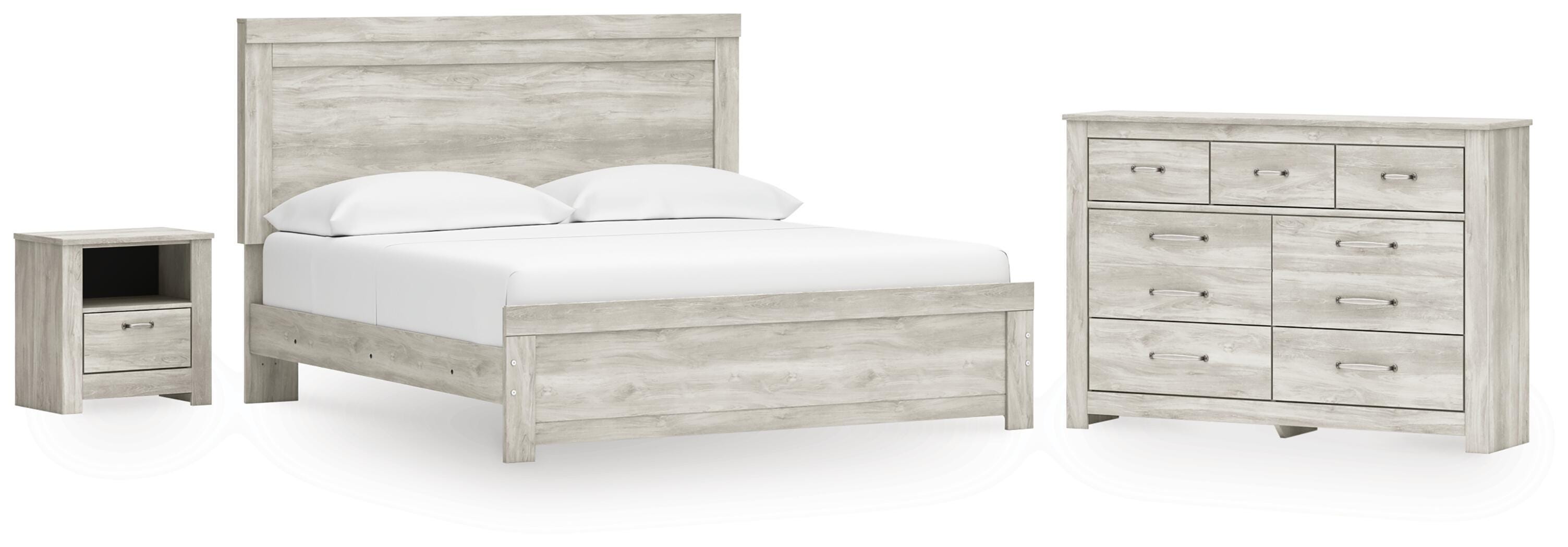 Click here for Bellaby King Panel Bed with Dresser and Nightstand... prices