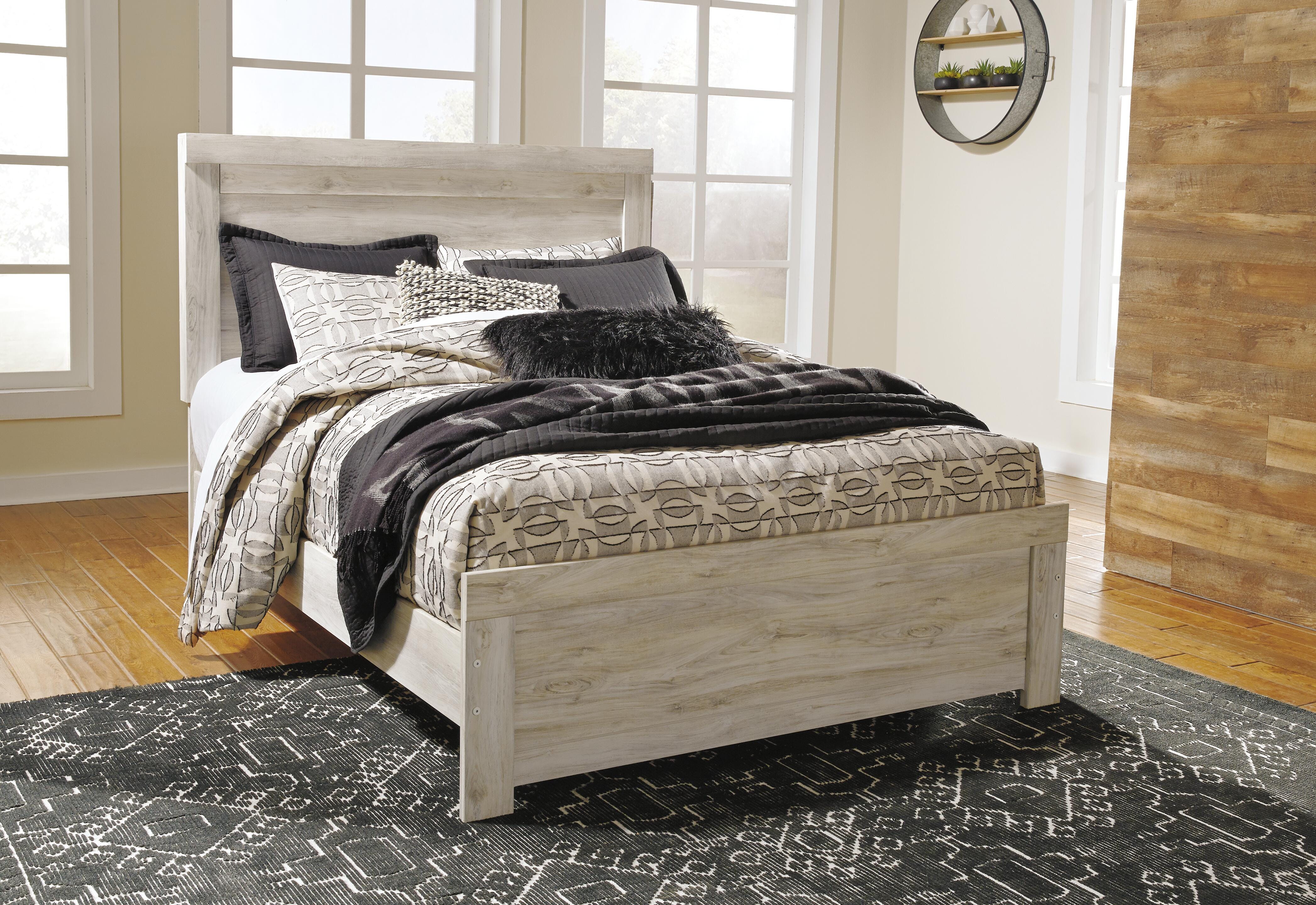 Click here for Bellaby Queen Panel Bed  Whitewash prices
