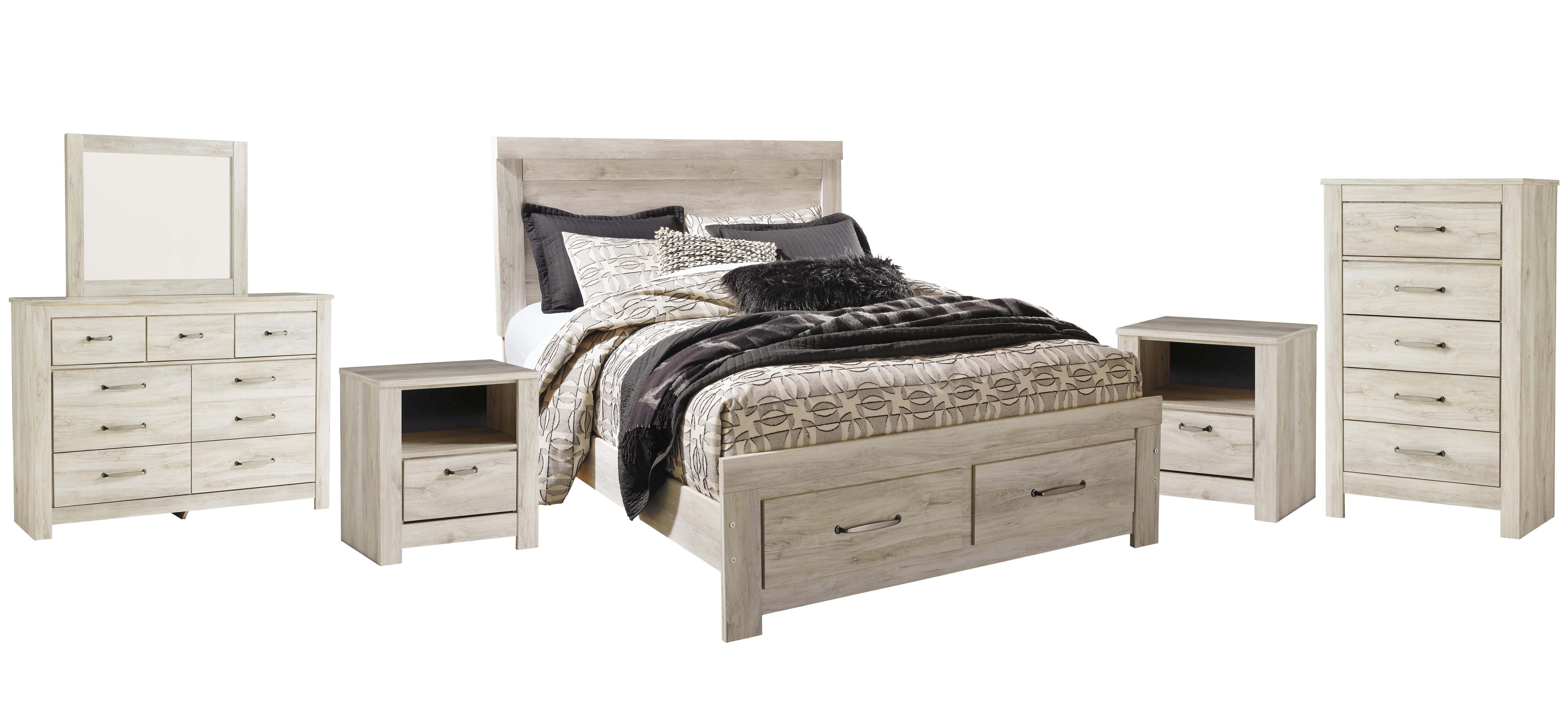 Click here for Bellaby Queen Platform Bed with 2 Storage Drawers... prices