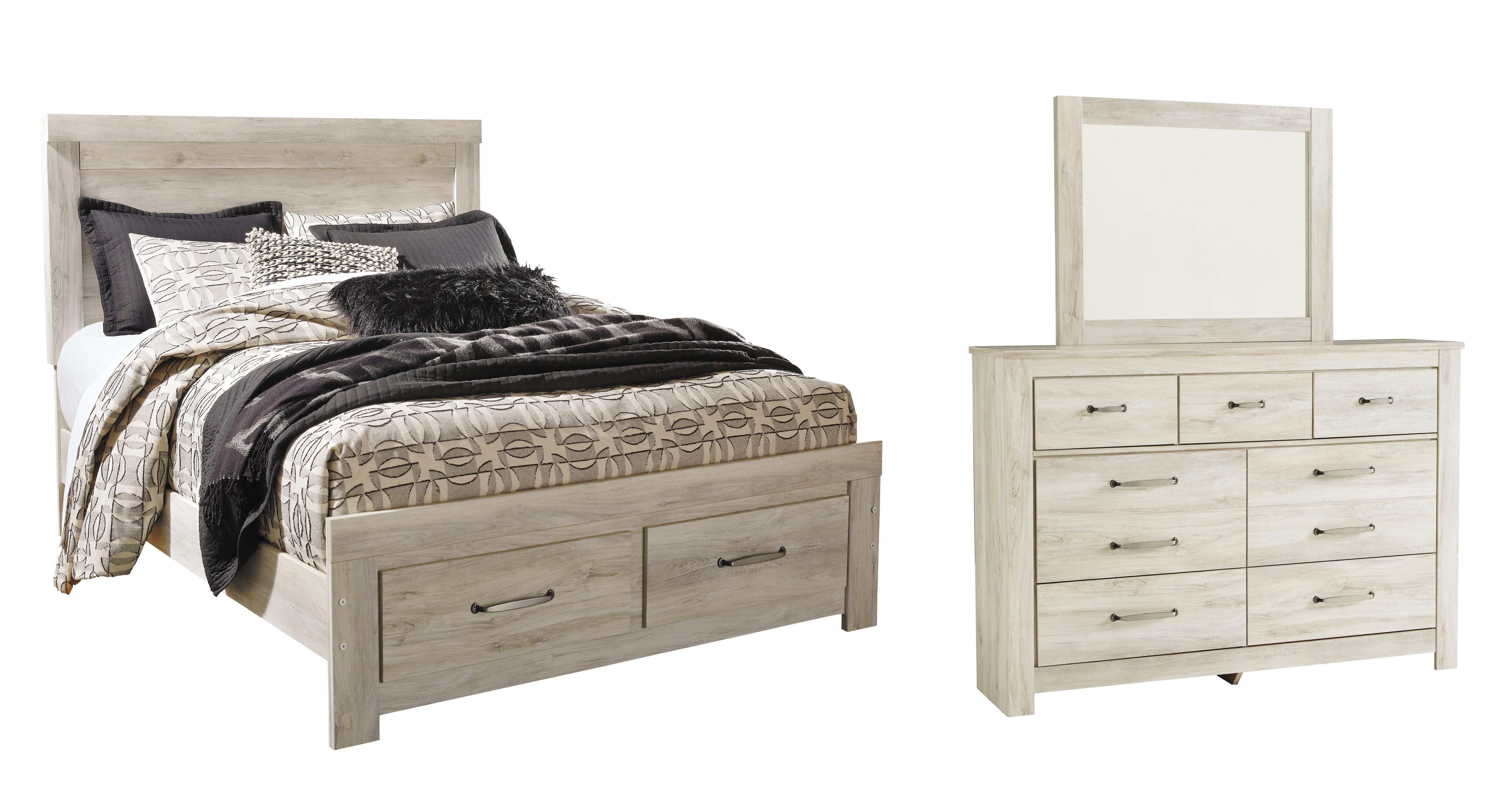 Click here for Bellaby Queen Platform Bed with 2 Storage Drawers... prices