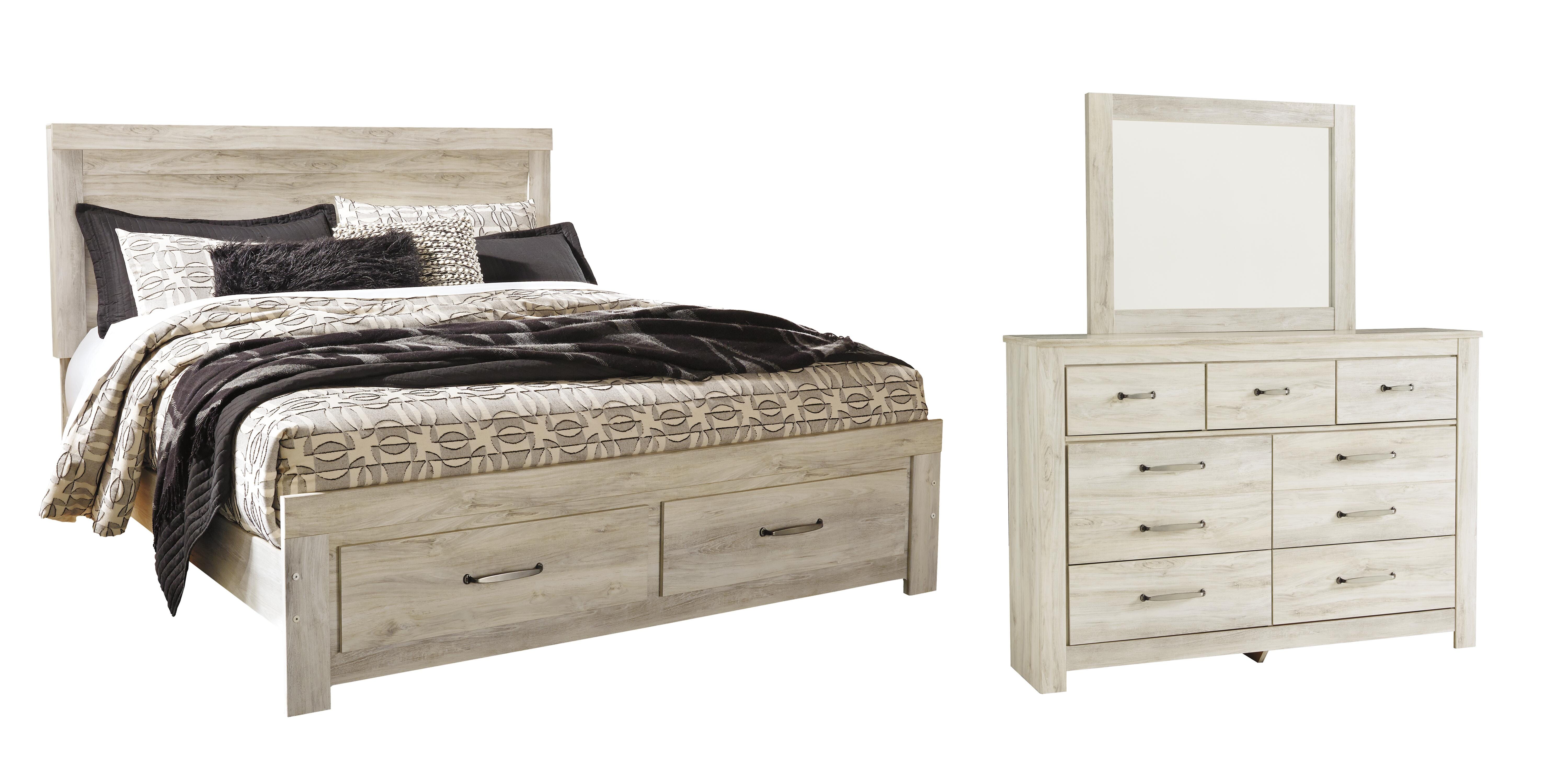 Click here for Bellaby King Platform Bed with 2 Storage Drawers w... prices