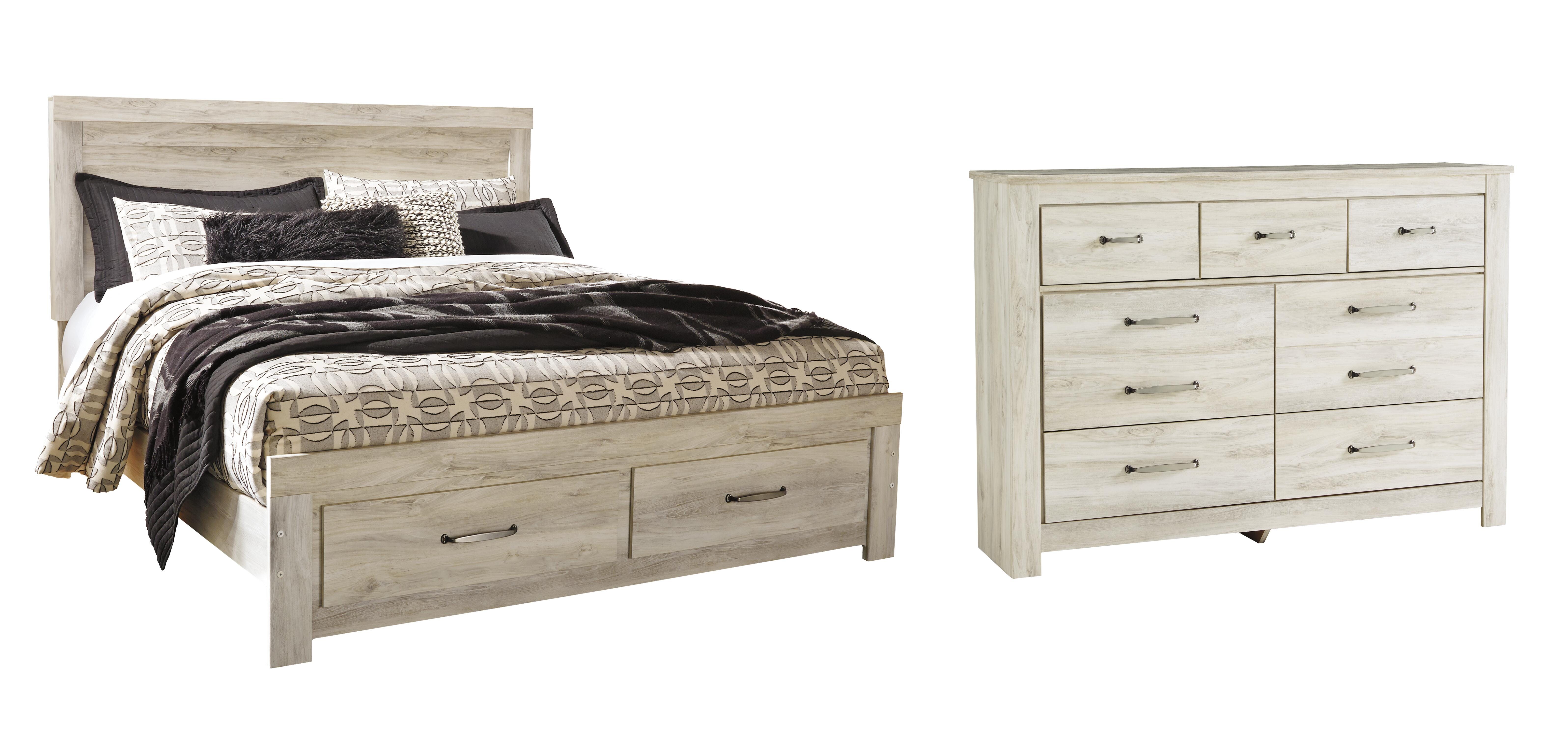 Click here for Bellaby King Platform Bed with 2 Storage Drawers w... prices