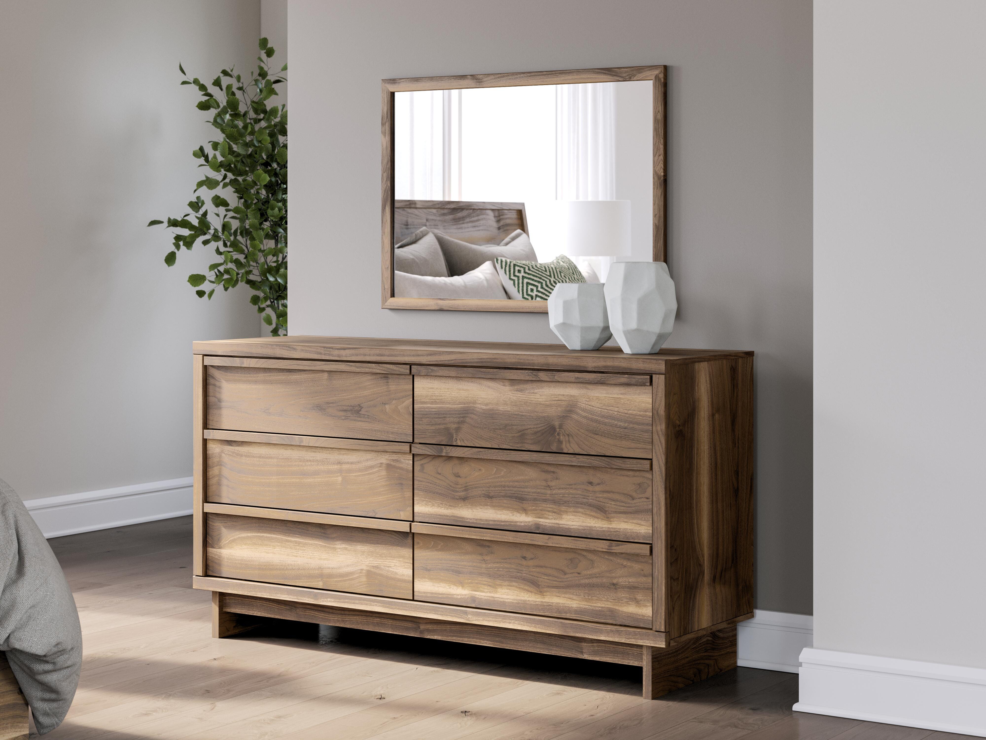 Click here for Zadilyn 6 Drawer Dresser and Mirror  Brown prices