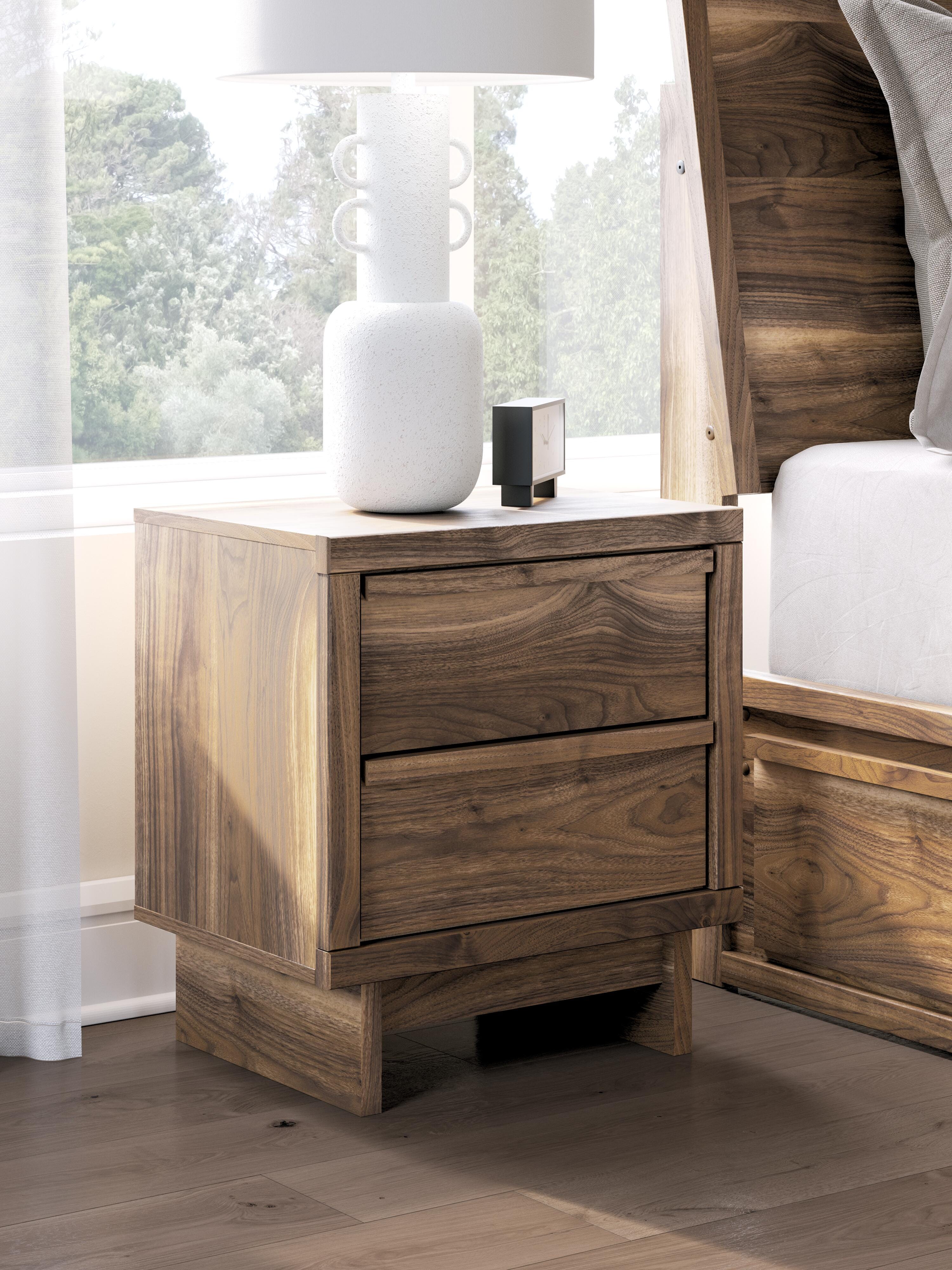 Click here for Zadilyn 21 2 Drawer Charging Nightstand  Brown prices