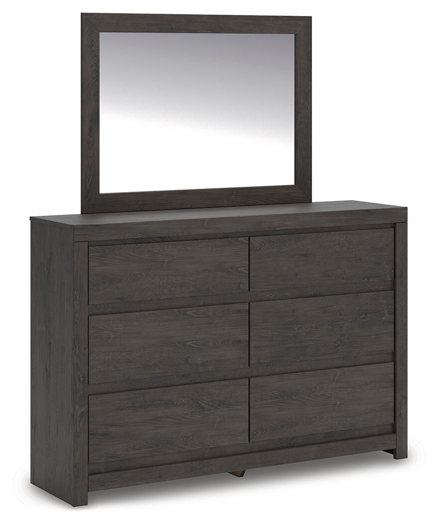Click here for Parlayon 6 Drawer Dresser and Mirror  Charcoal prices