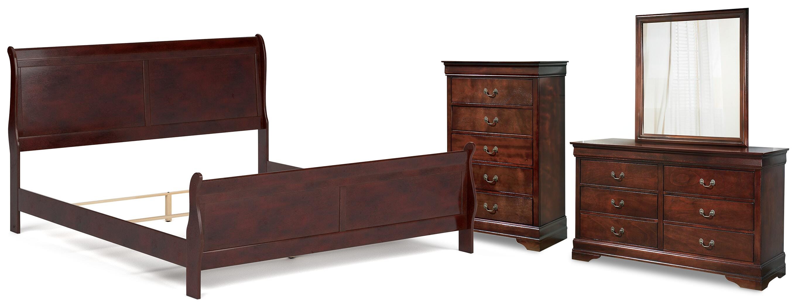 Click here for Alisdair King Sleigh Bed with Mirrored Dresser and... prices