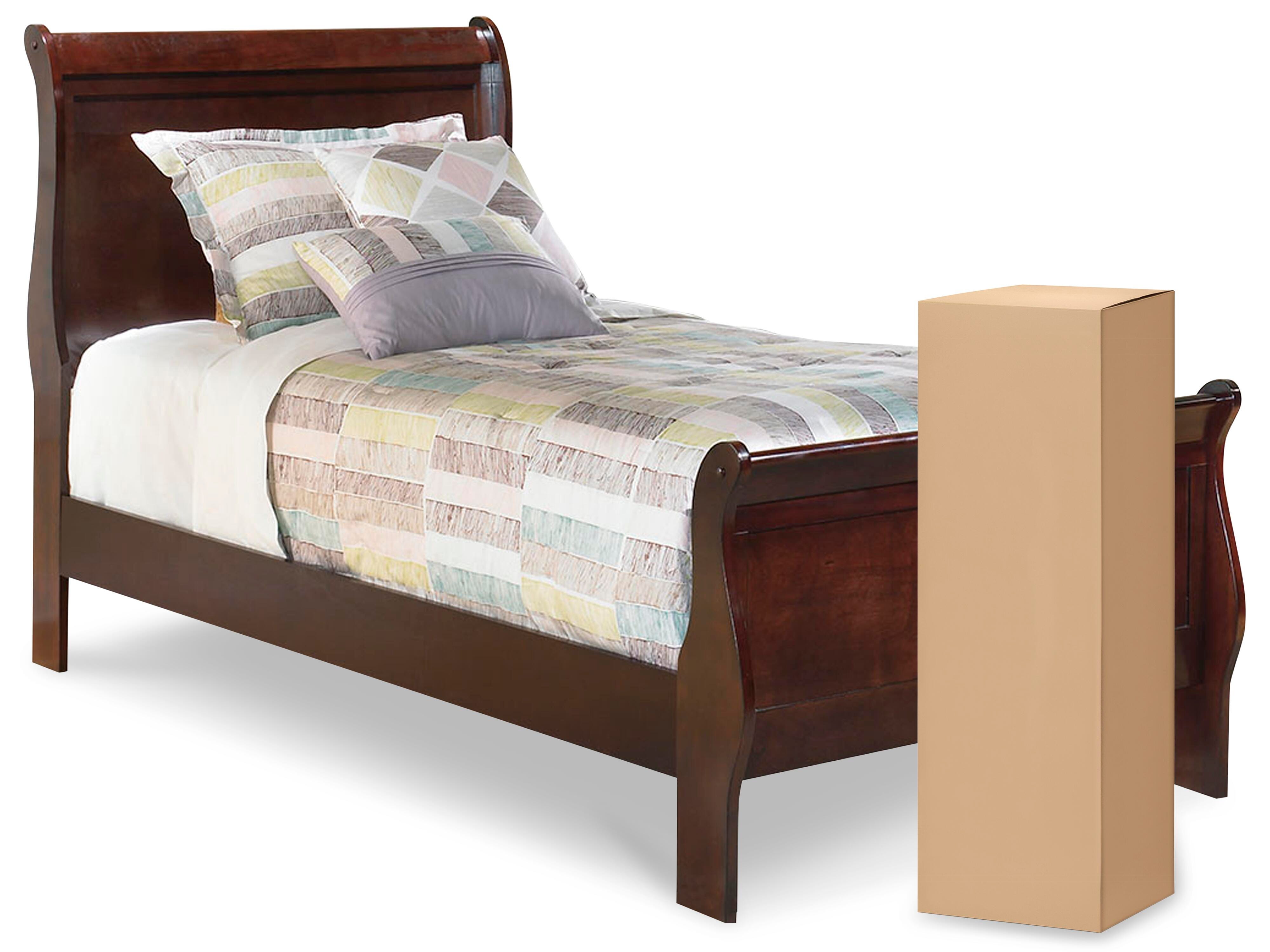 Click here for Alisdair Twin Sleigh Bed with 8 Inch Chime Innersp... prices