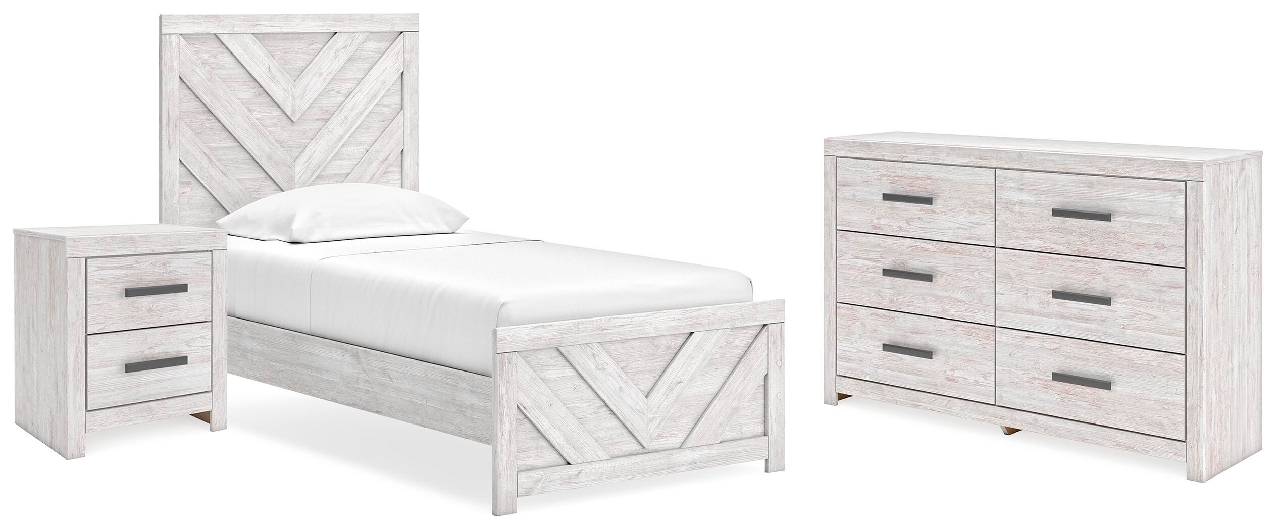 Click here for Cayboni Twin Panel Bed with Dresser and Nightstand... prices