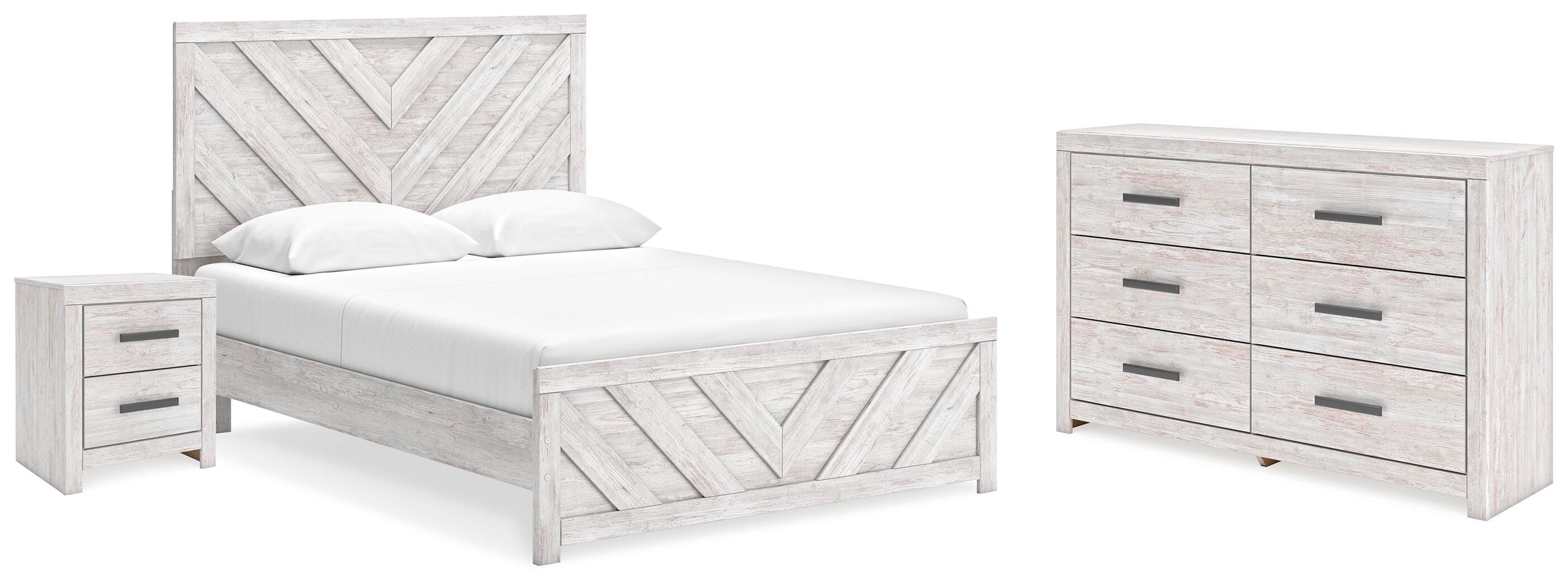 Click here for Cayboni Queen Panel Bed with Dresser and Nightstan... prices