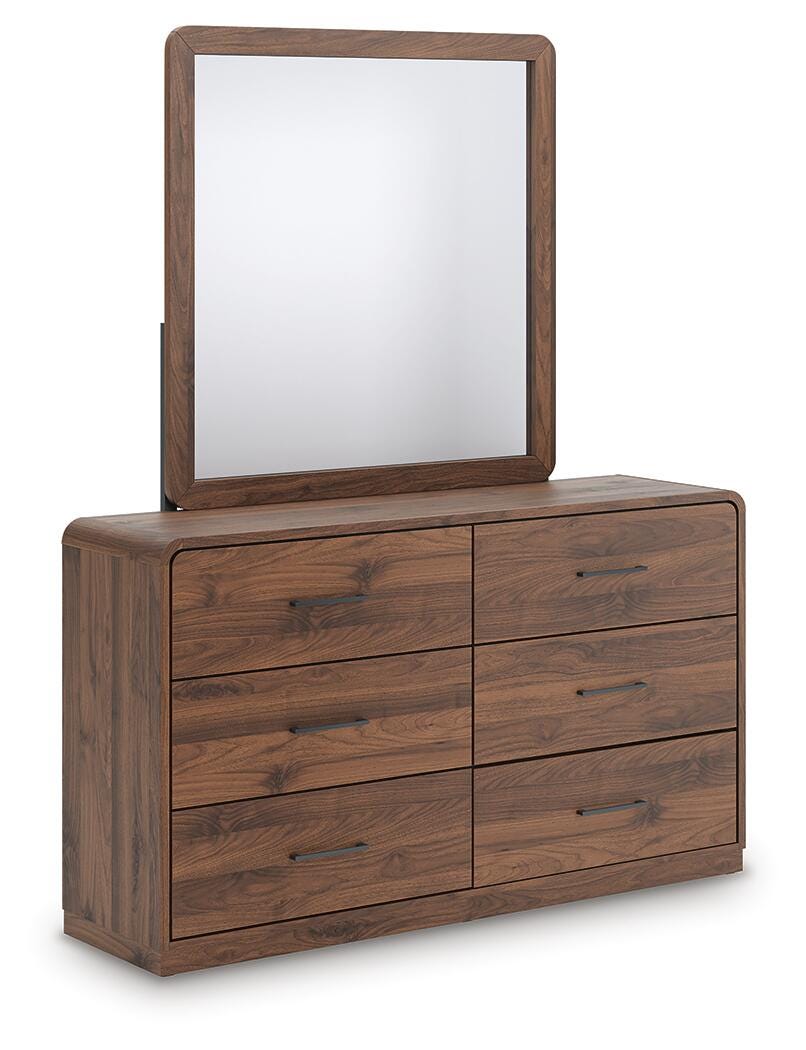 Click here for Hollinaze Dresser and Mirror  Walnut Brown prices