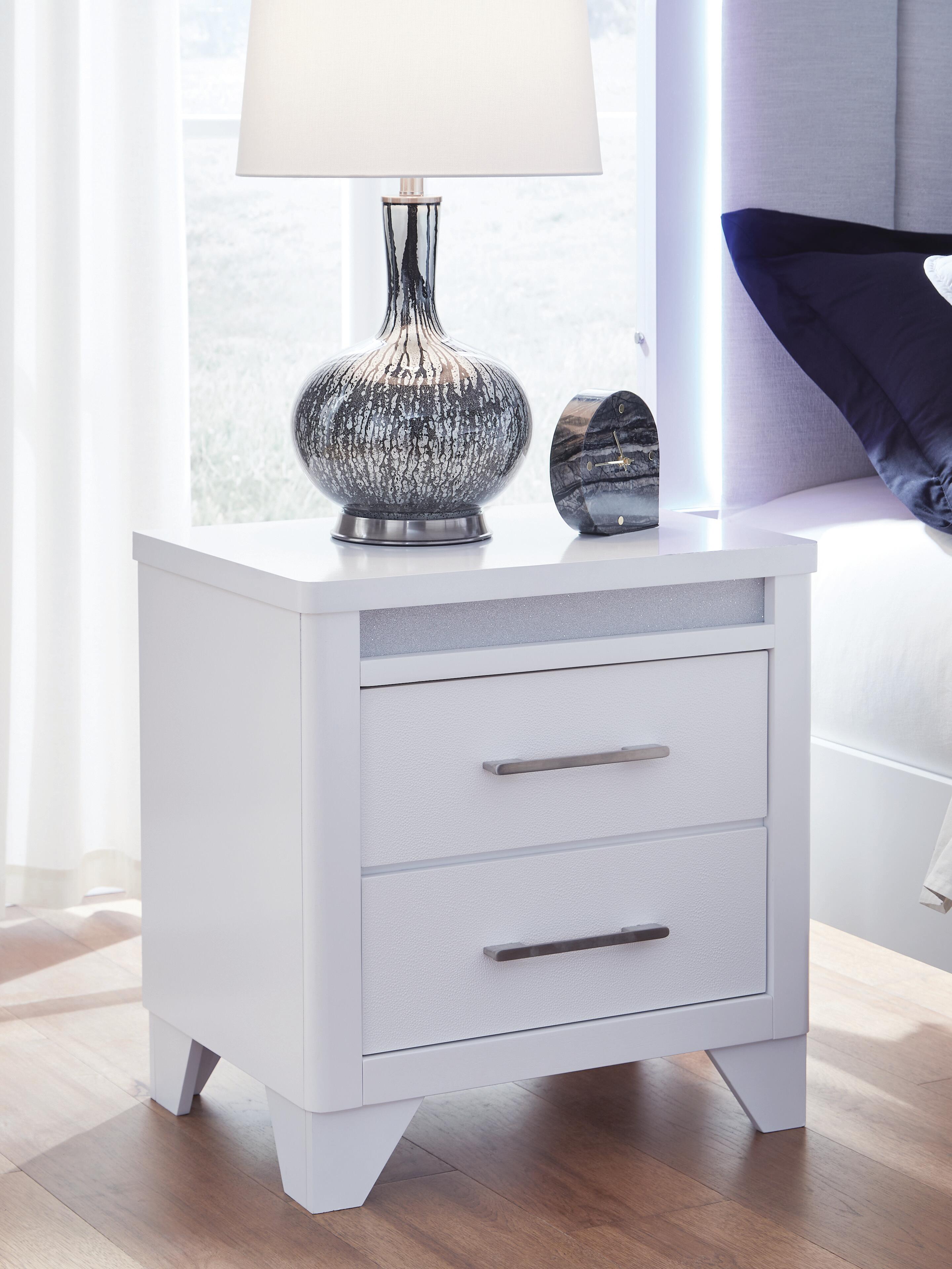 Click here for Frostlyn 23 2 Drawer Nightstand  White prices