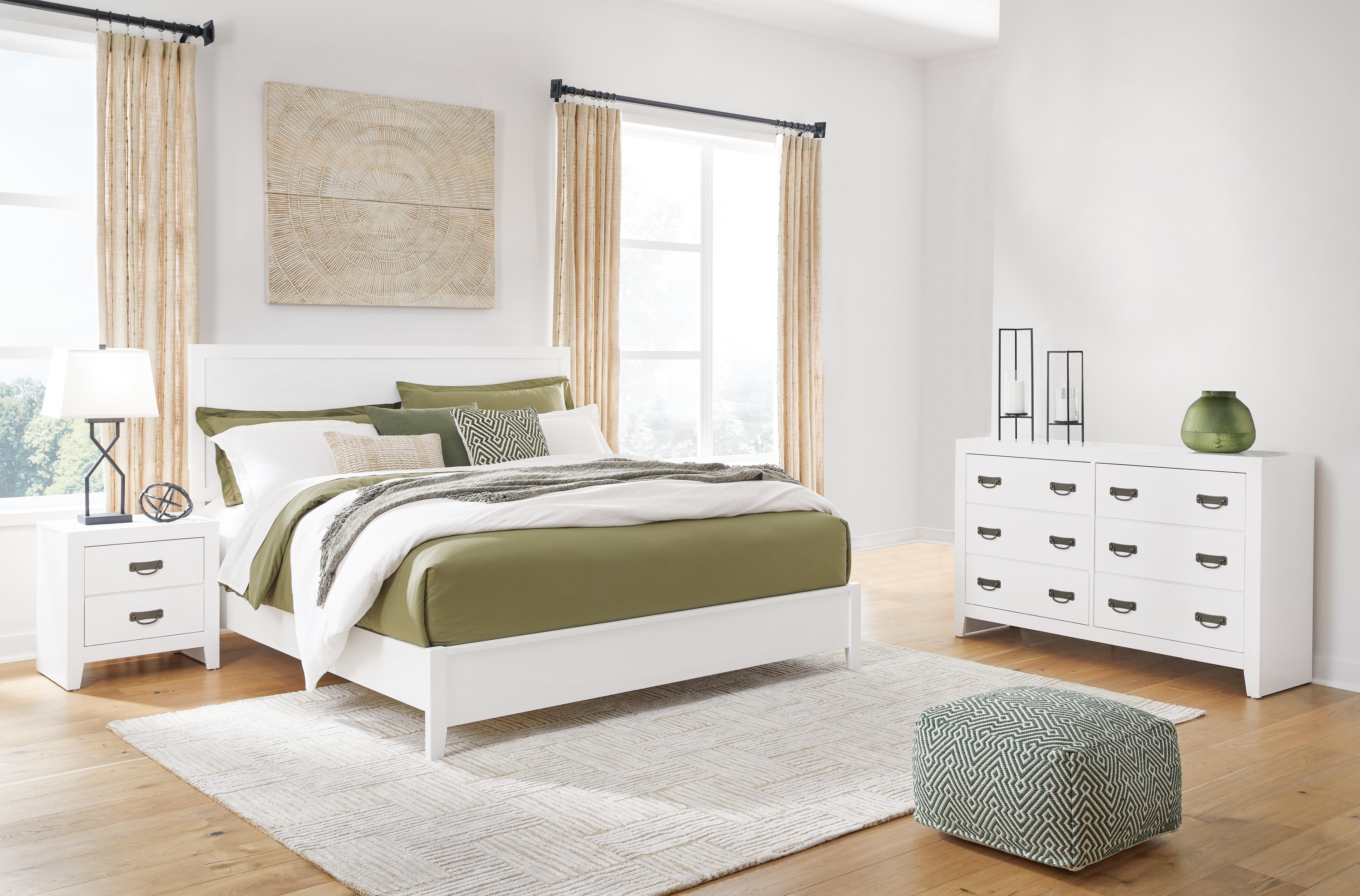 Click here for Binterglen Queen Panel Bed with Dresser and Nights... prices
