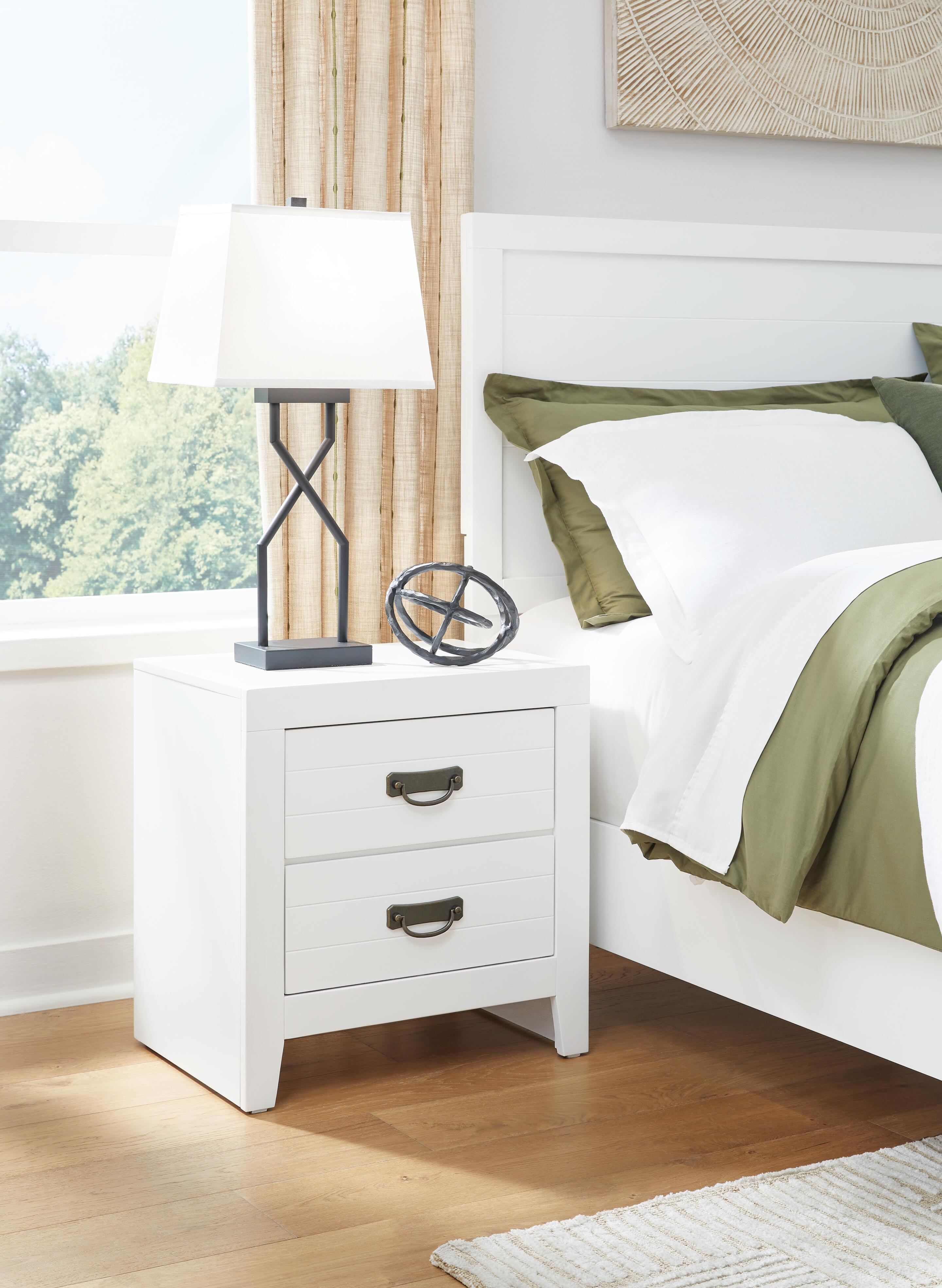 Click here for Binterglen 23 2 Drawer Nightstand  White prices