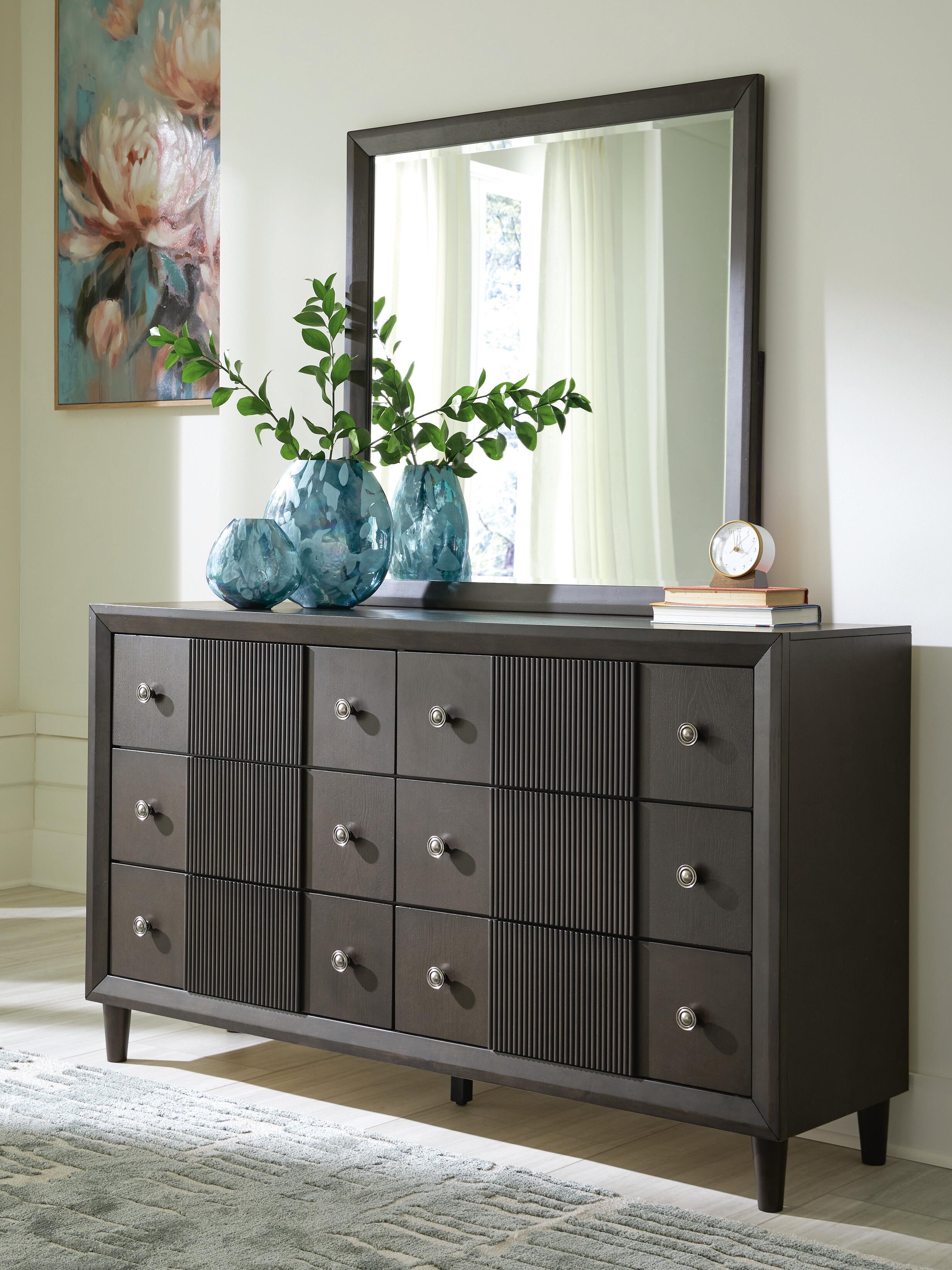Click here for Urbantrack 6 Drawer Dresser and Mirror  Dark Brown prices