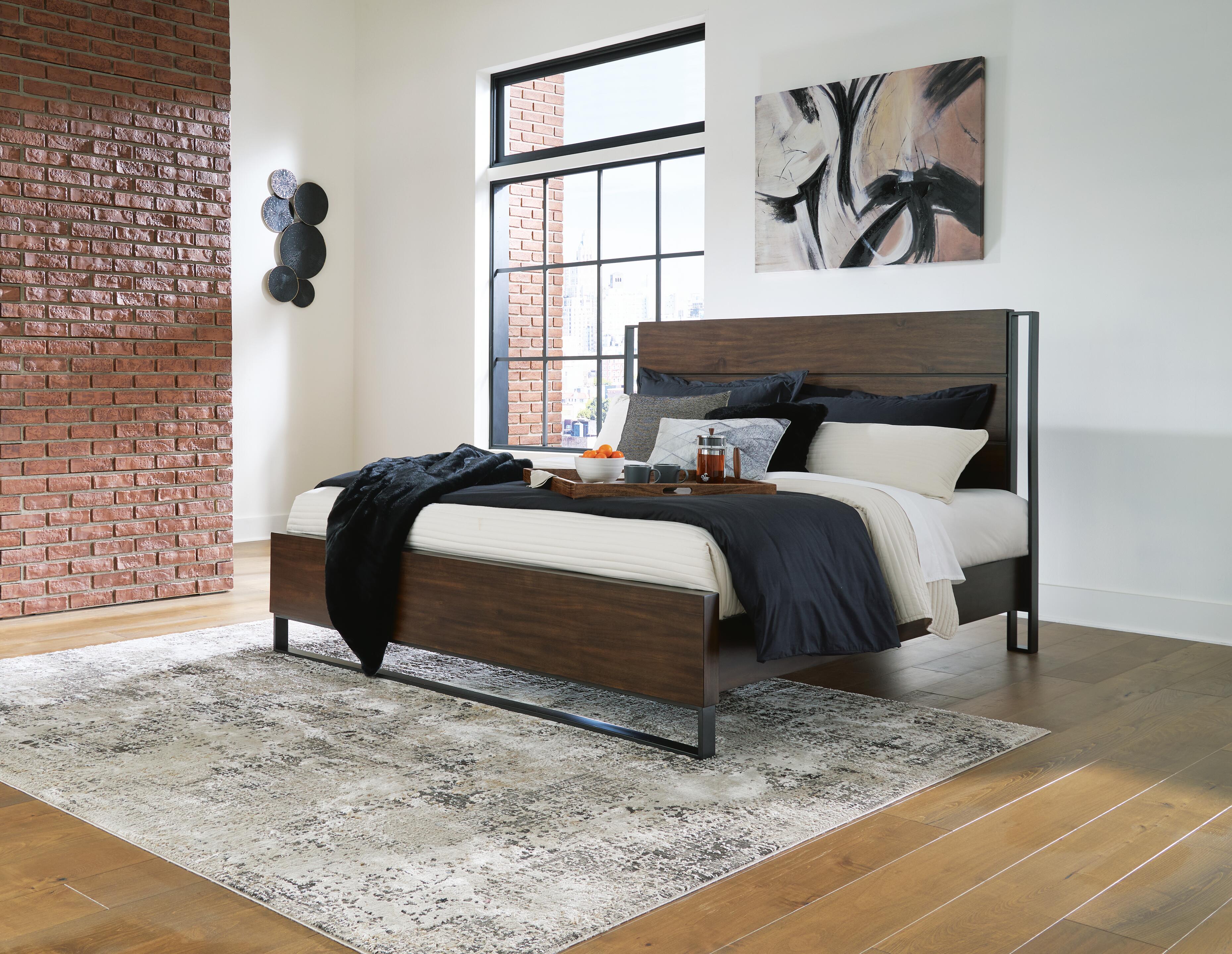 Click here for Zumbado King Panel Bed  Brown prices