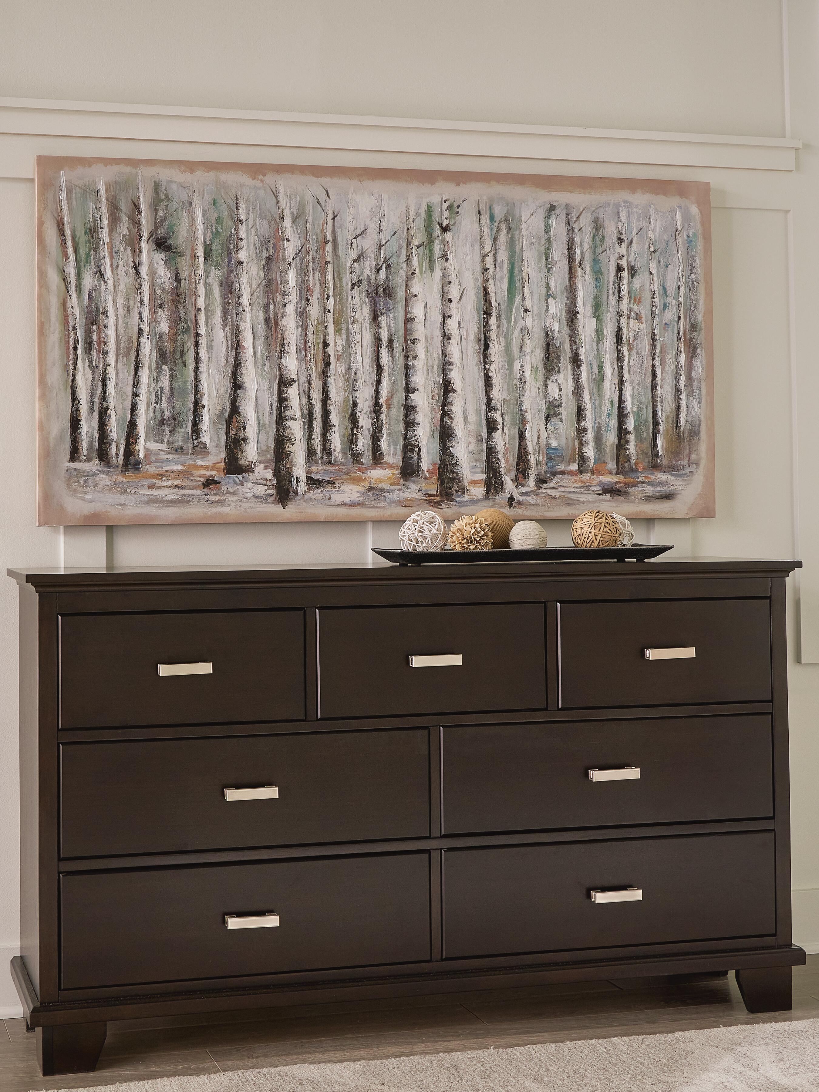 Click here for Covetown 7 Drawer Dresser  Dark Brown prices