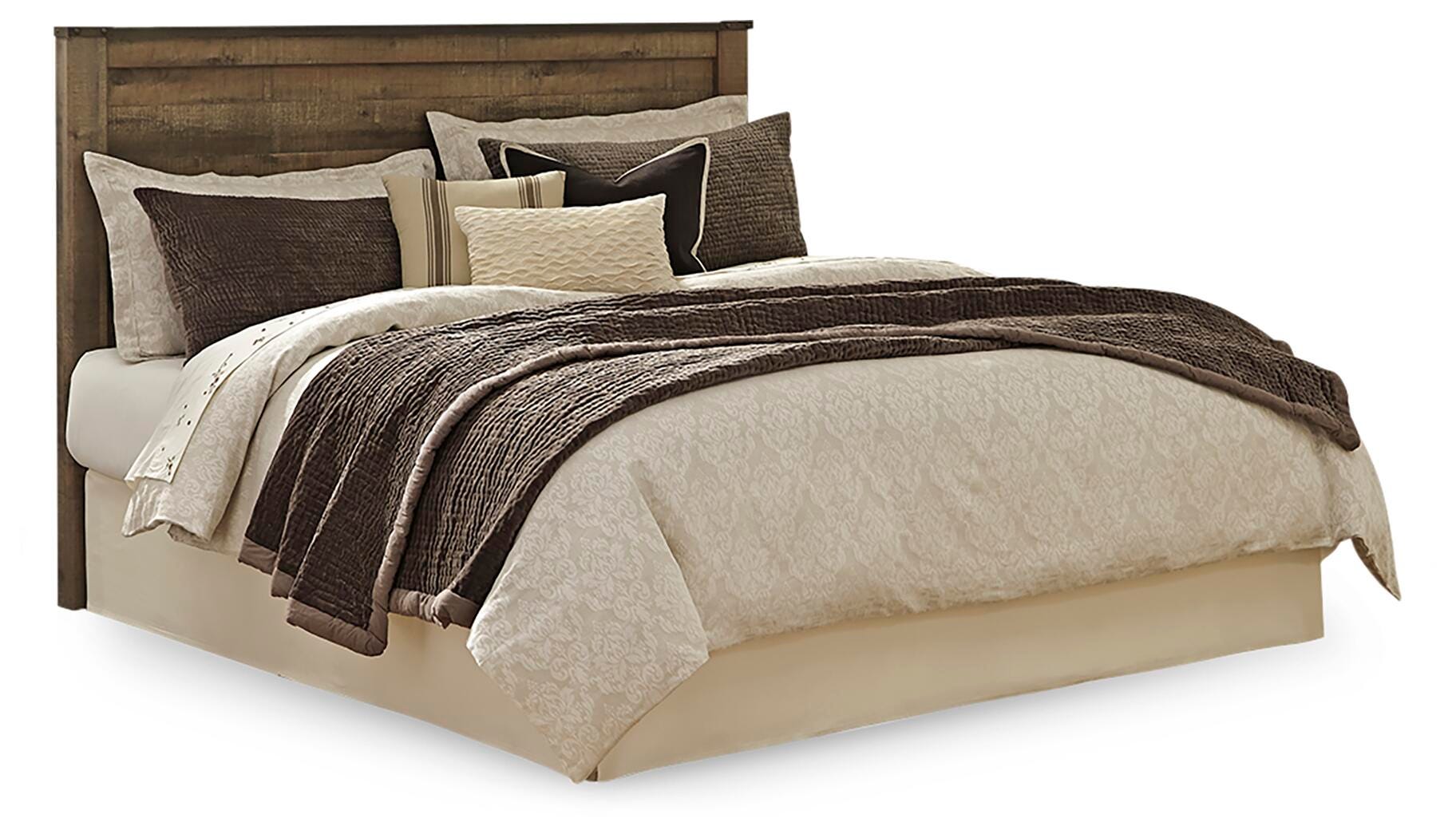 Click here for Trinell Queen Panel Headboard  Brown prices
