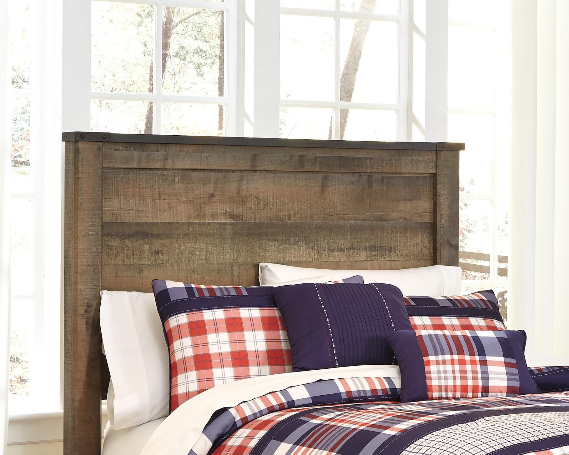 Click here for Trinell Full Panel Headboard  Brown prices