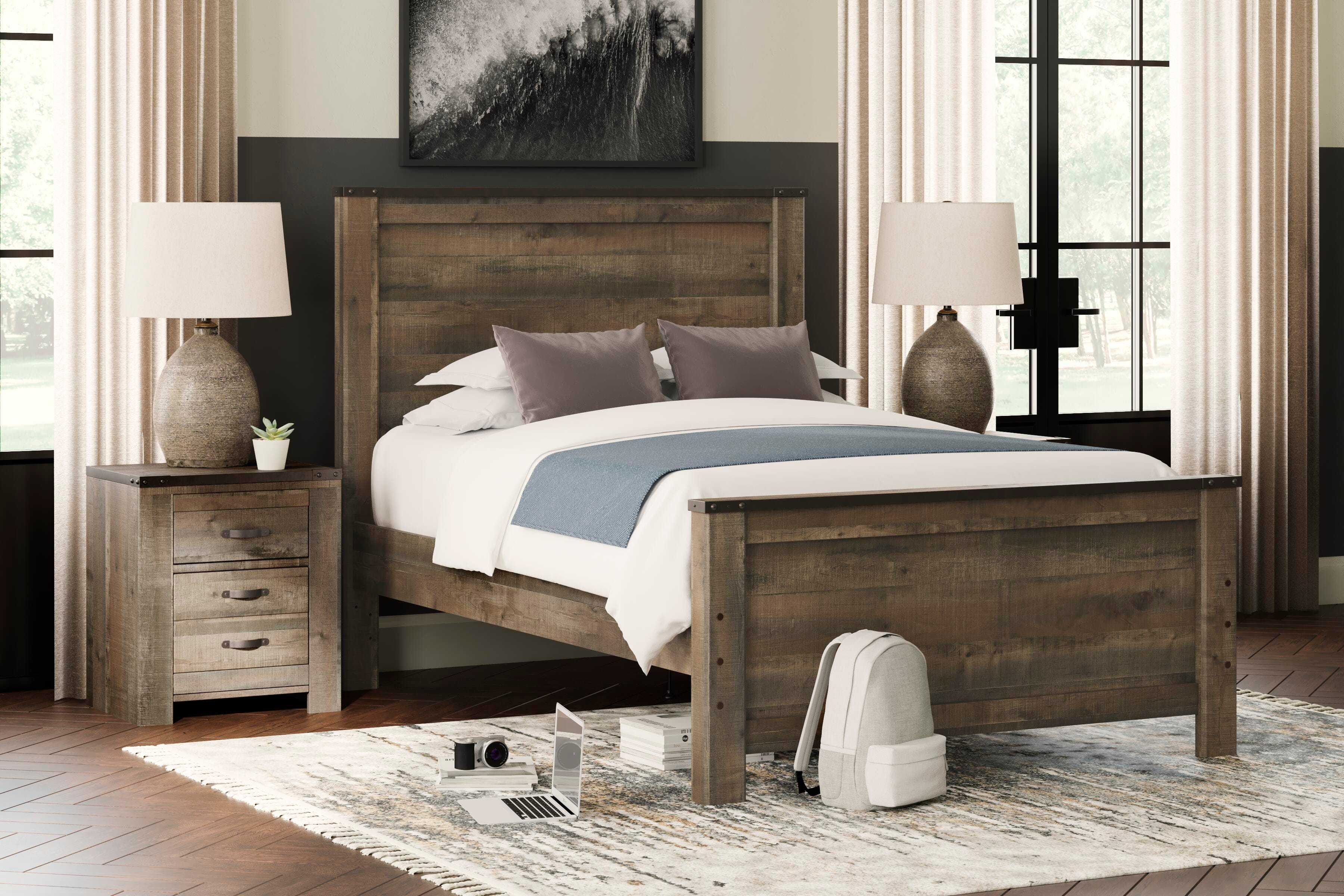Click here for Trinell Full Panel Bed  Brown prices