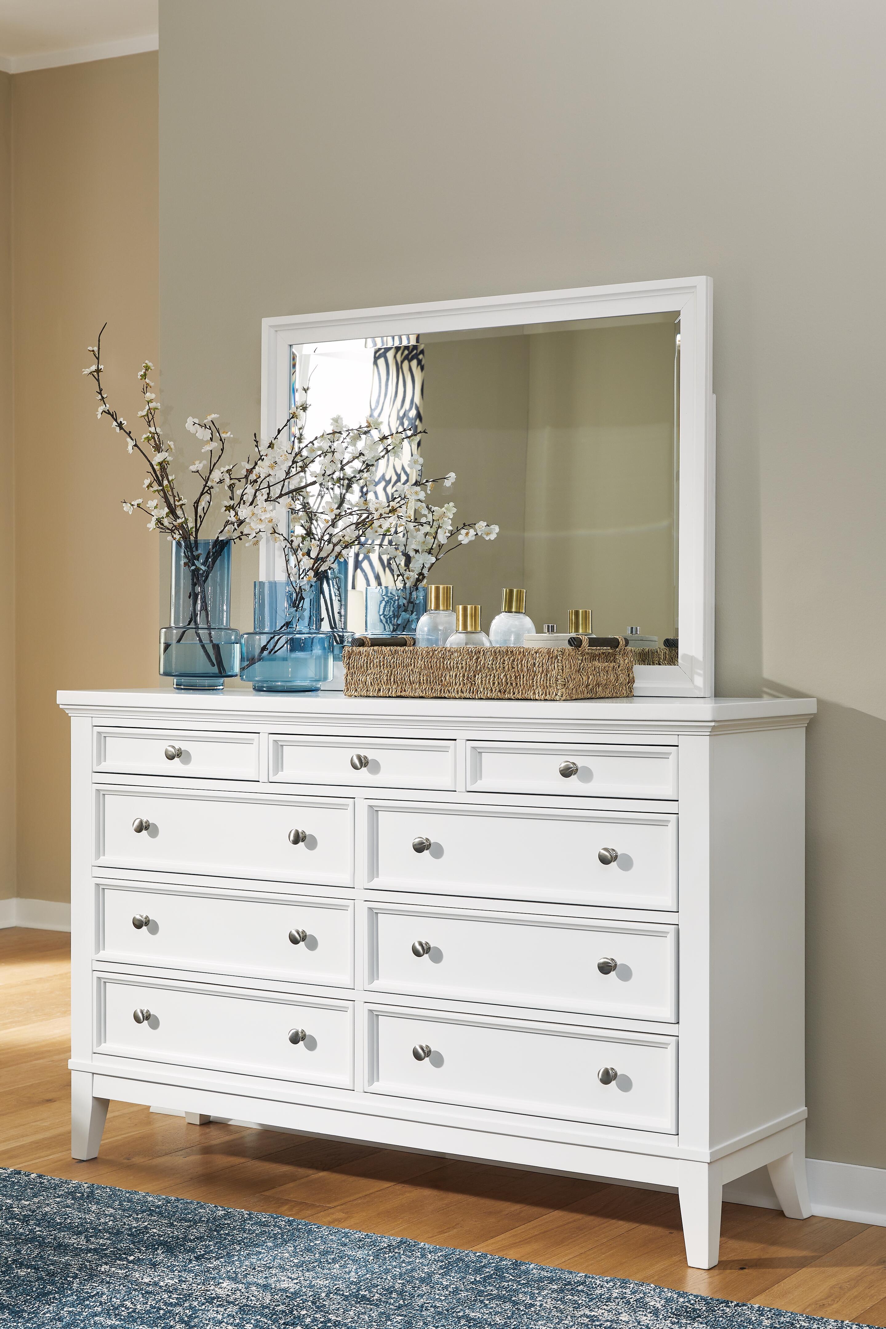 Click here for Trulani 9 Drawer Dresser and Mirror  White prices