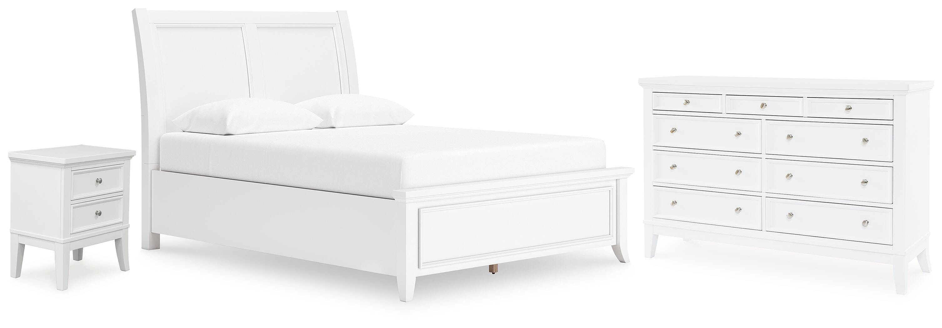 Click here for Trulani Queen Sleigh Bed with Dresser and Nightsta... prices