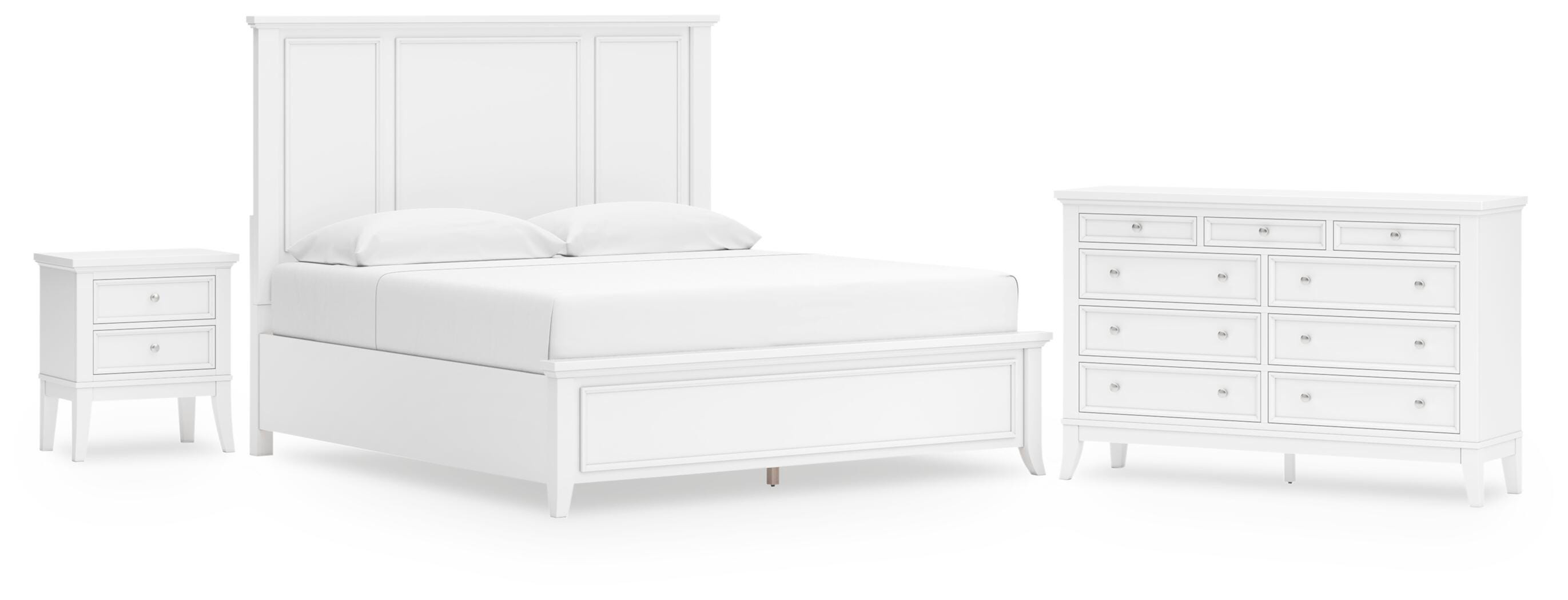 Click here for Trulani King Panel Bed with Dresser and Nightstand... prices