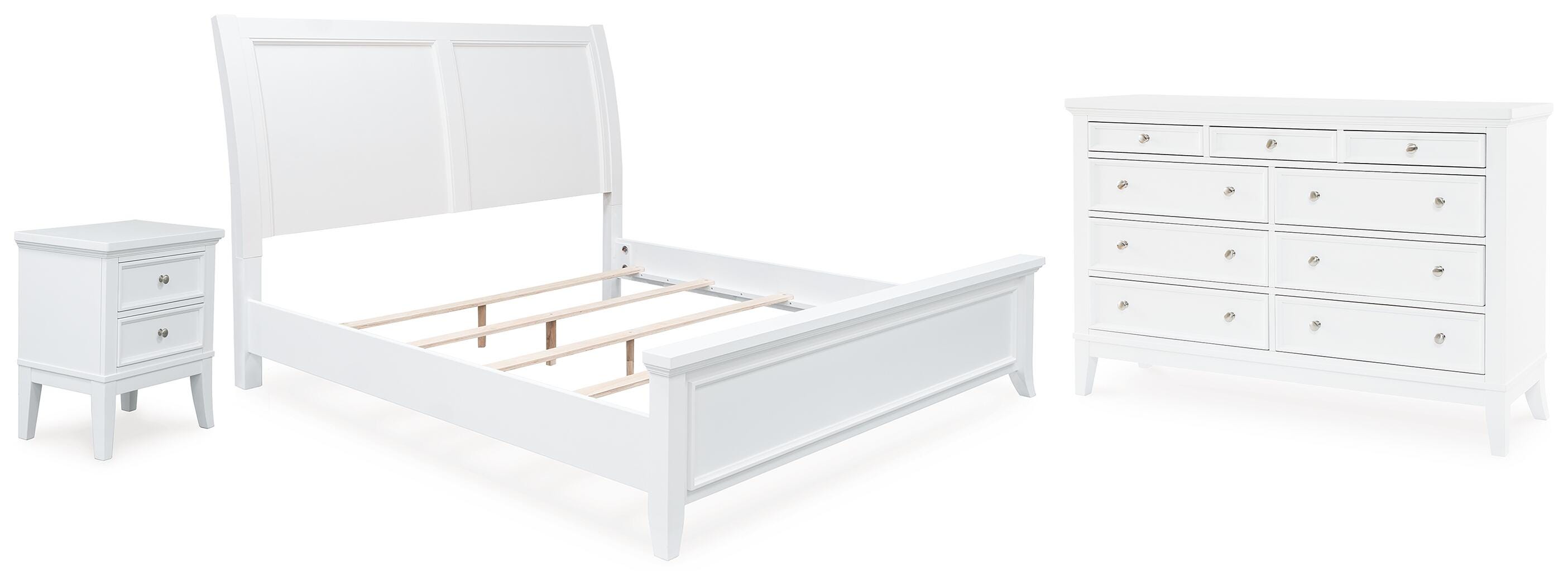 Click here for Trulani King Sleigh Bed with Dresser and Nightstan... prices