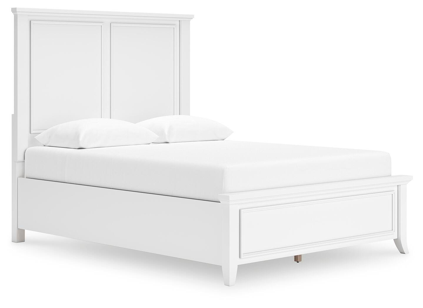 Click here for Trulani Queen Panel Bed  White prices