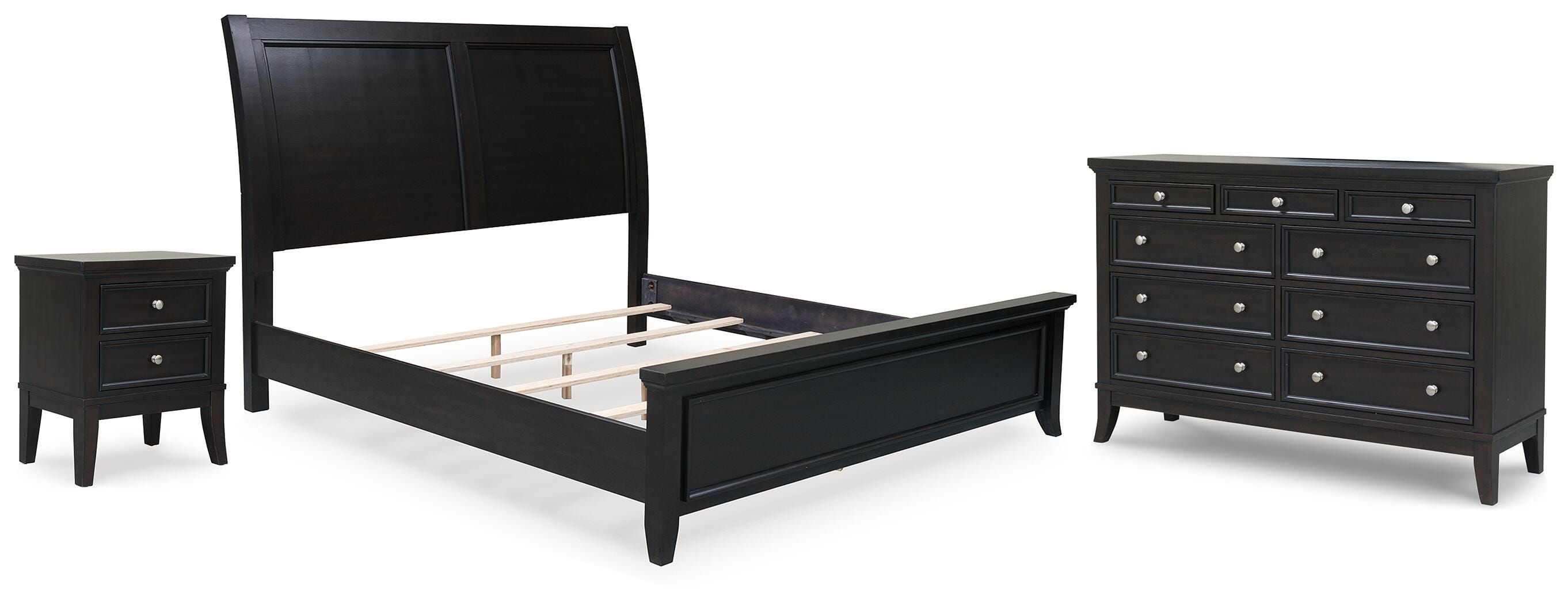Click here for Bambori King Sleigh Bed with Dresser and Nightstan... prices