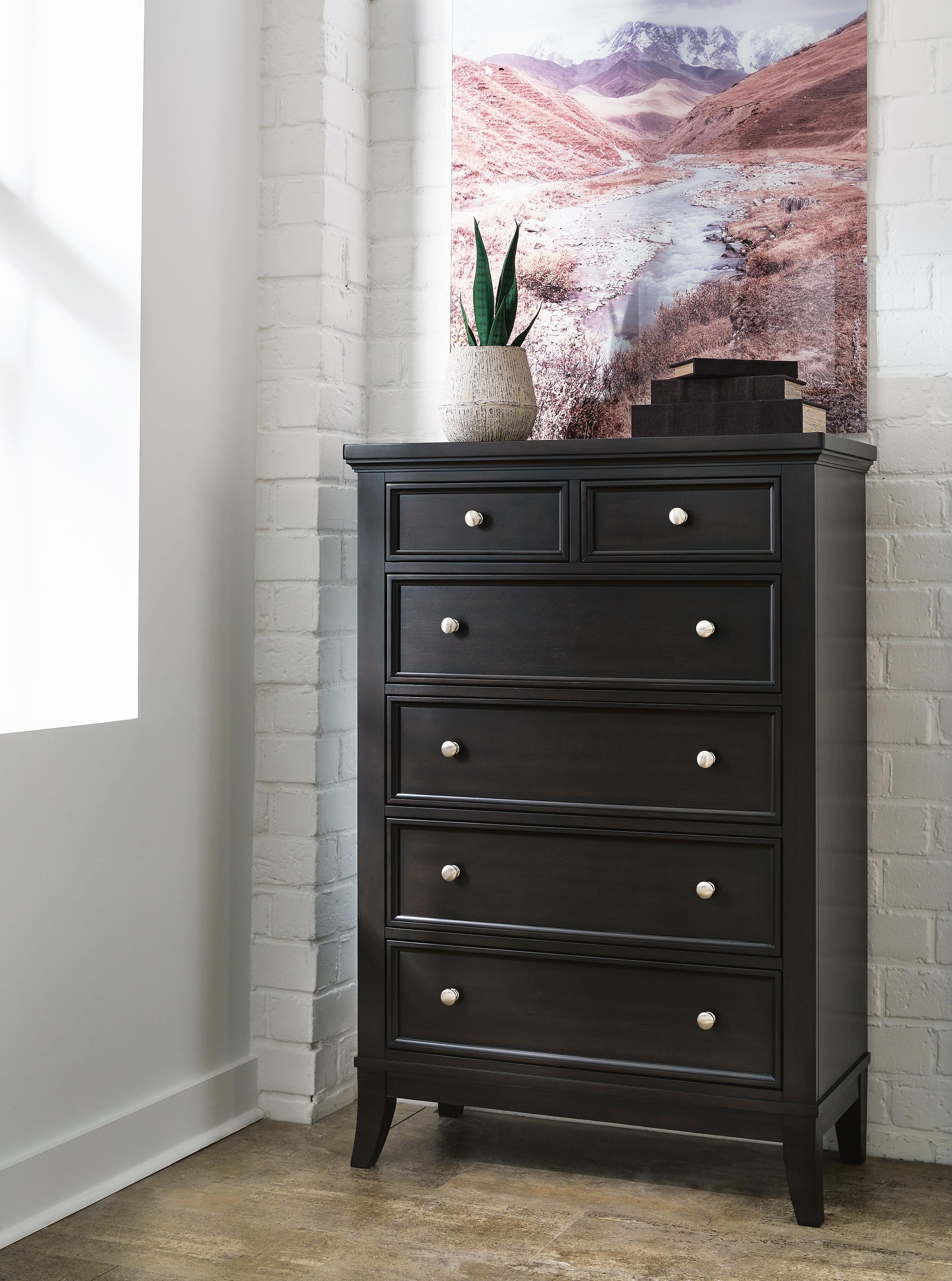 Click here for Bambori 6 Drawer Chest of Drawers  Dark Brown prices