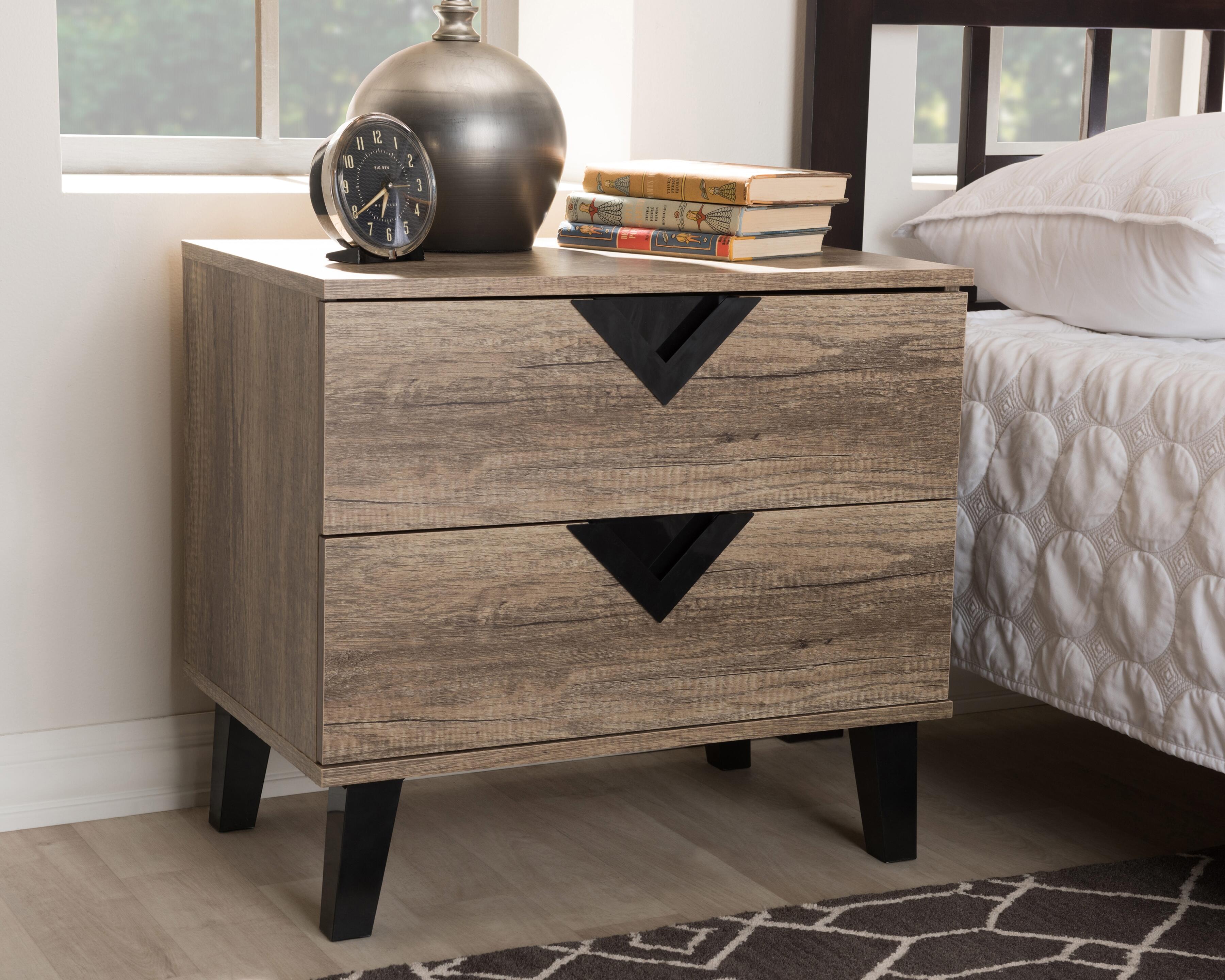 Click here for 2 Drawer Nightstand  Light Brown prices