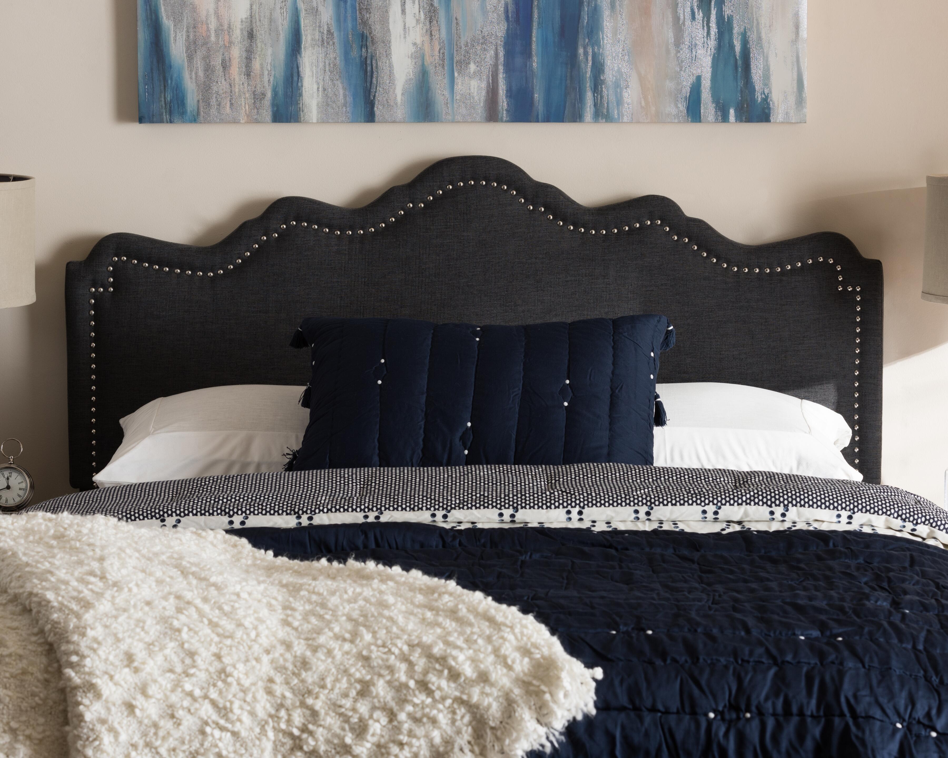 Click here for Nadeen Upholstered Headboard  Dark Gray prices