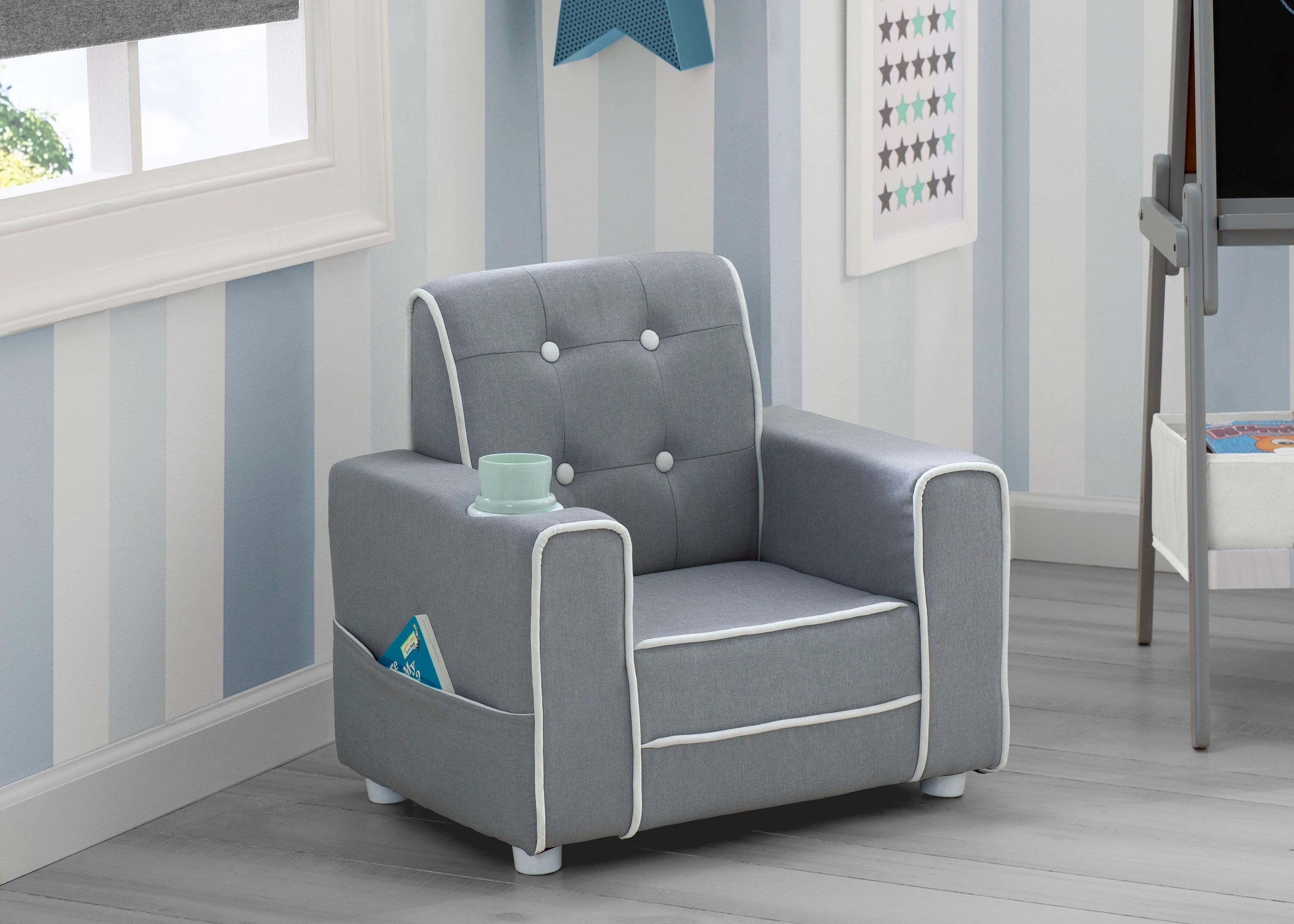 Click here for Delta Children Chelsea Kids Chair  Soft Gray prices