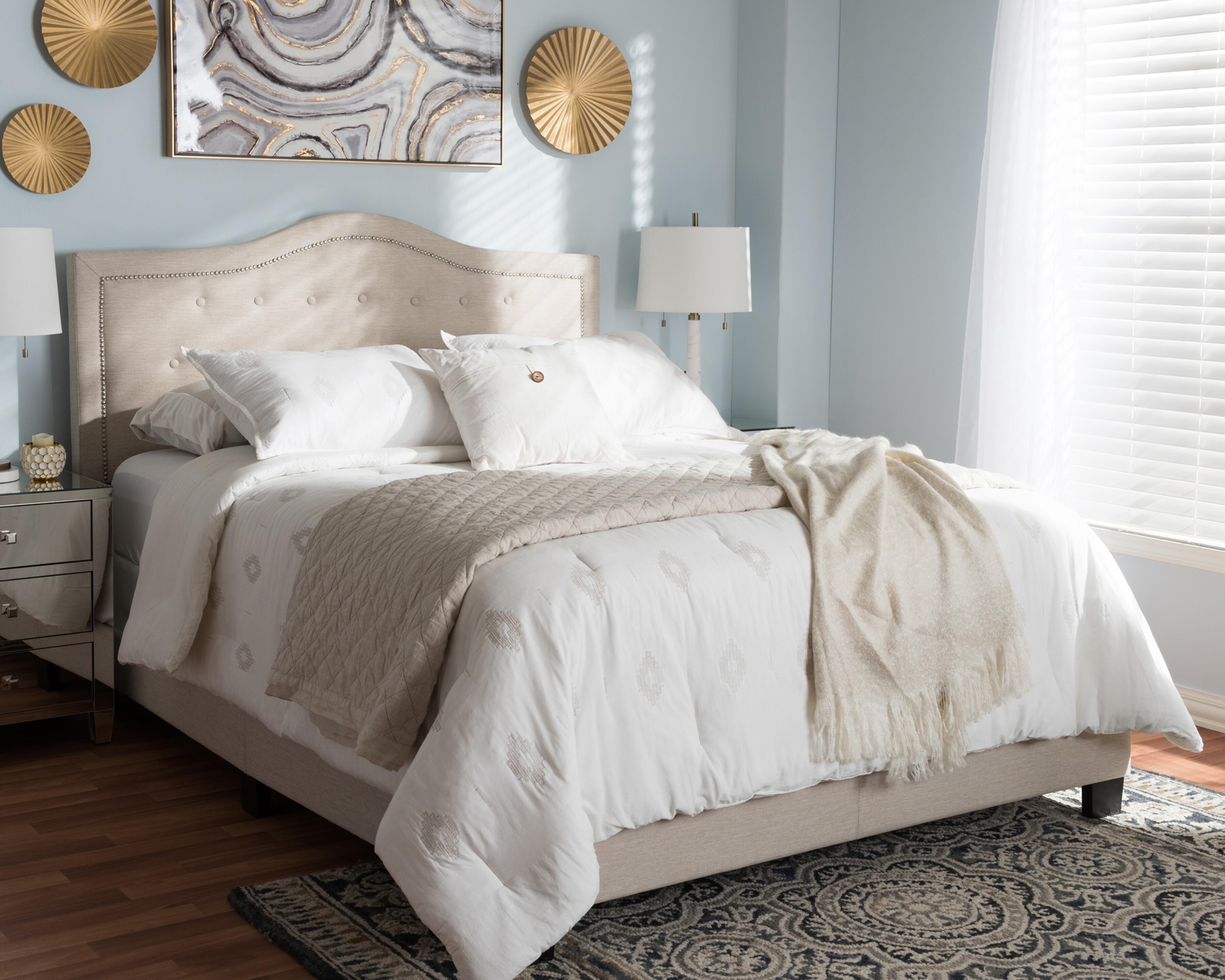 Click here for Emerson Full Upholstered Bed  Beige prices