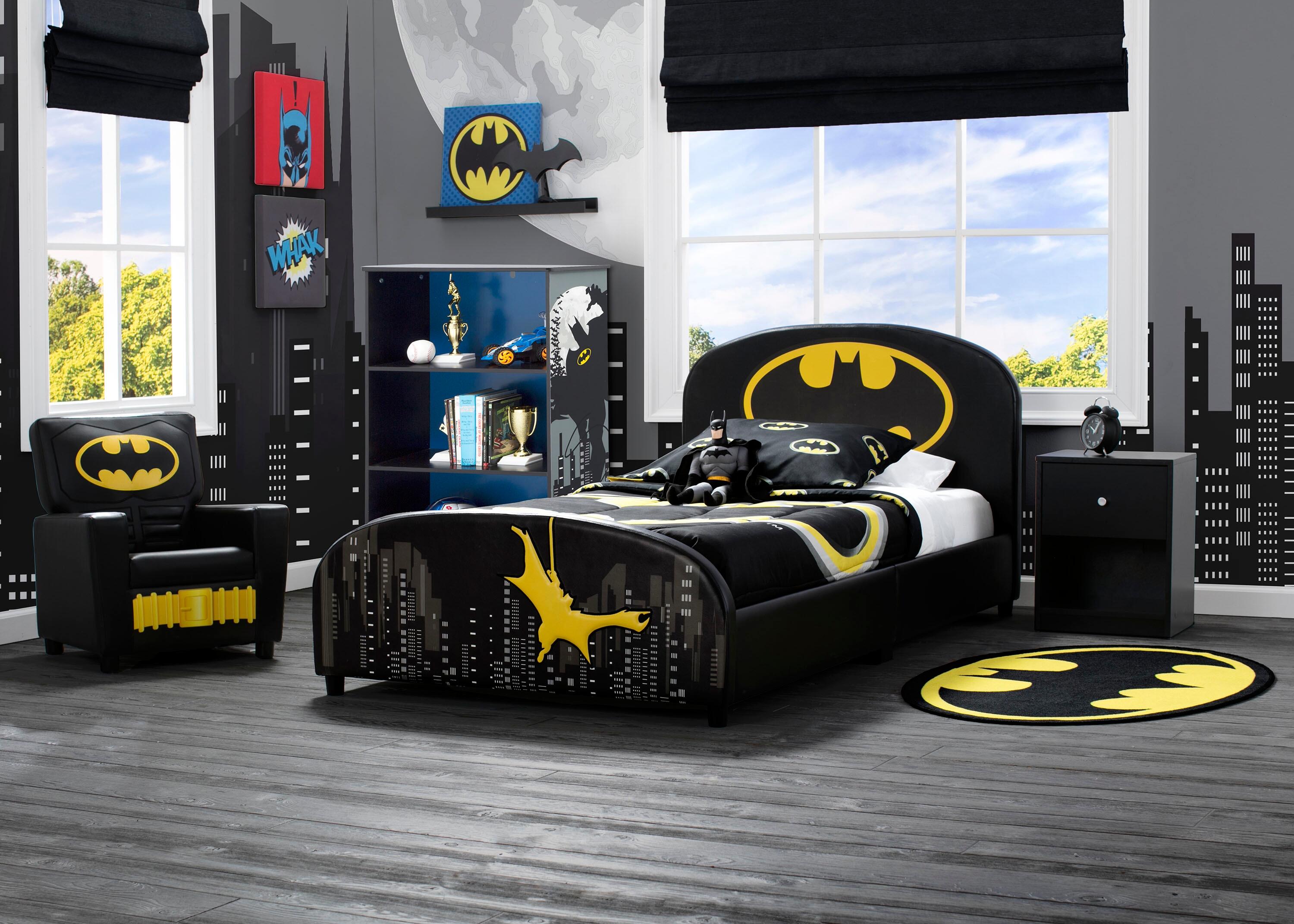 Click here for Delta Children Dc Comics Batman Upholstered Twin B... prices
