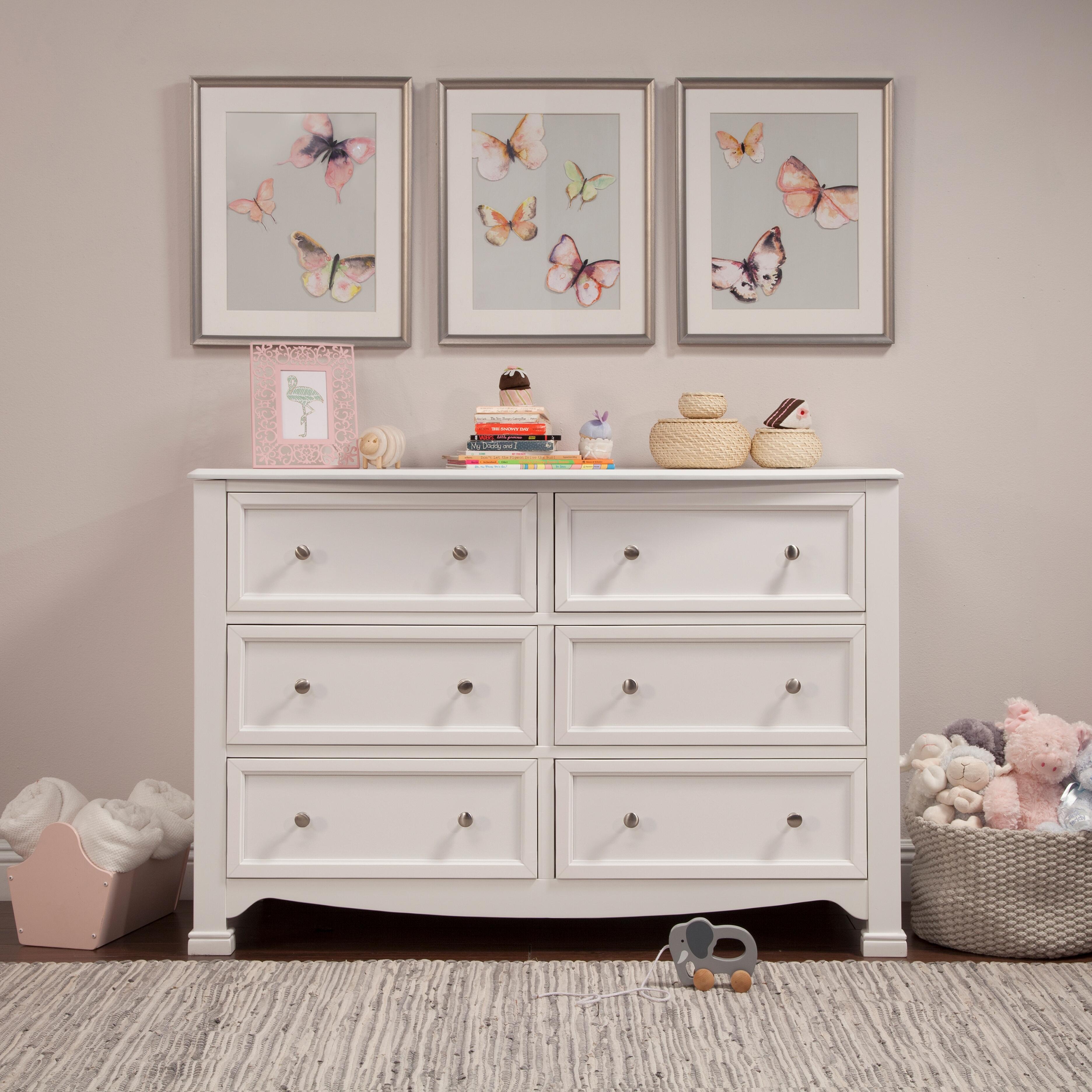 Click here for Davinci Kalani 6 Drawer Double Wide Dresser  White prices