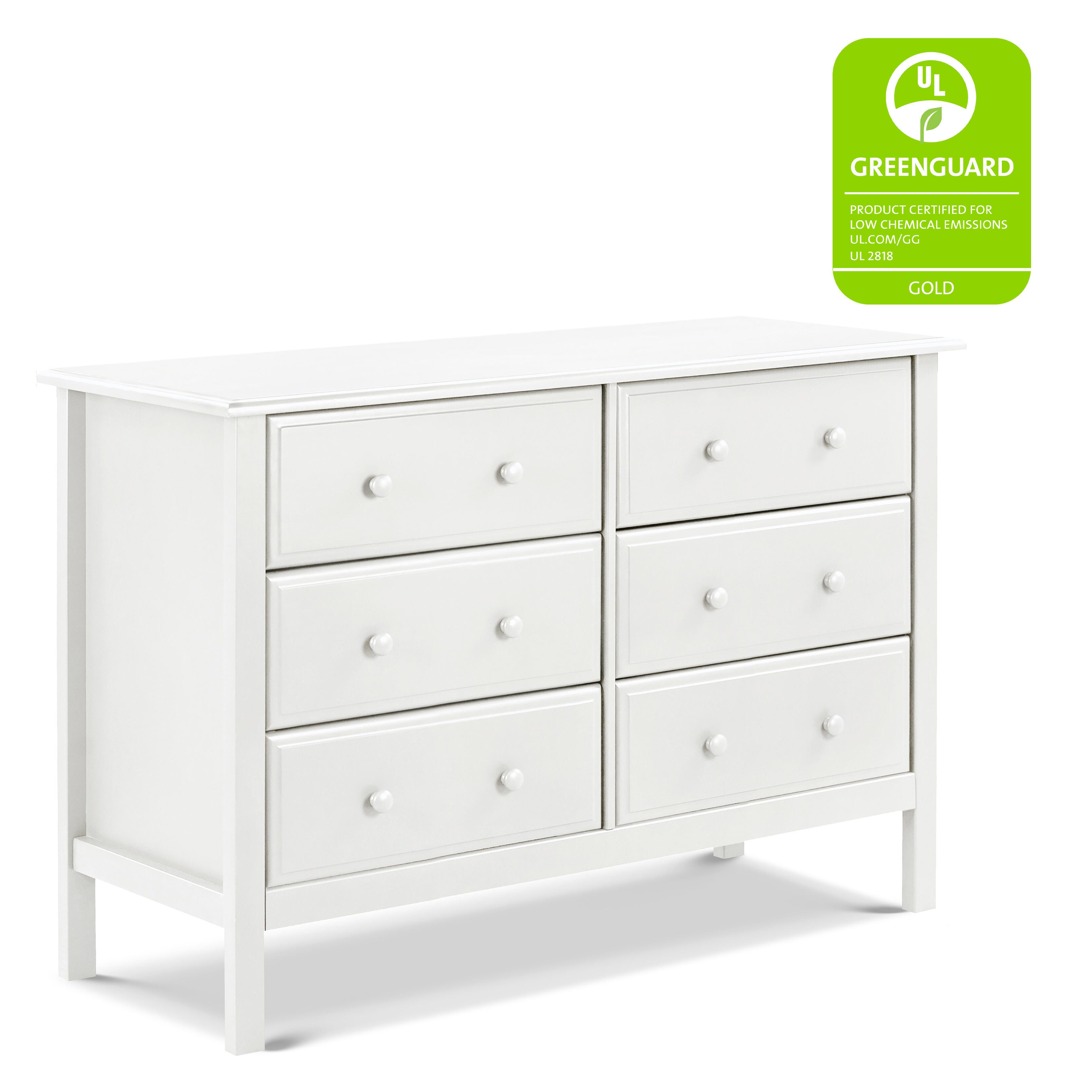 Click here for Davinci Jayden 6 Drawer Double Wide Dresser  White prices
