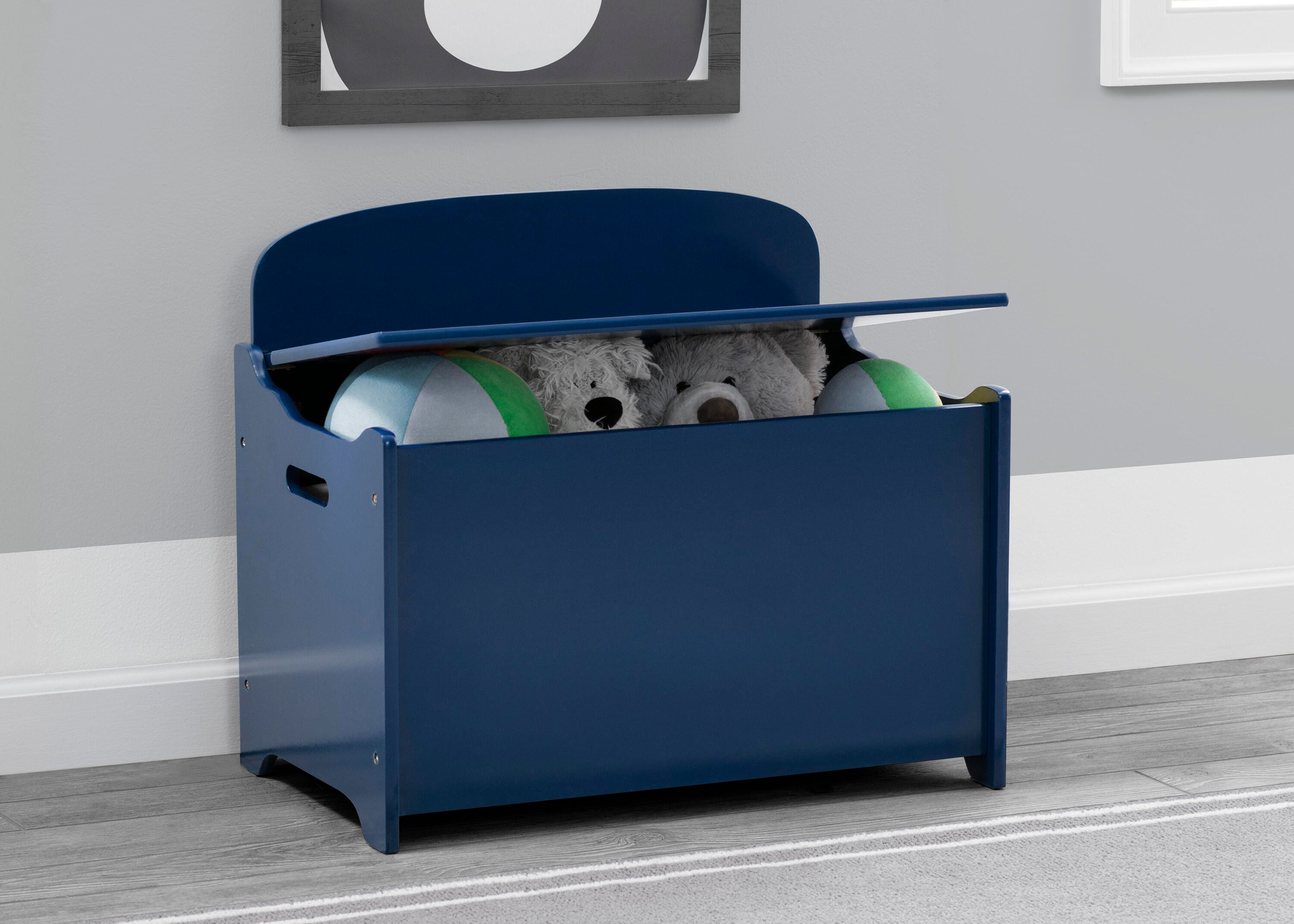 Click here for Delta Children Mysize Deluxe Toy Box  Blue prices