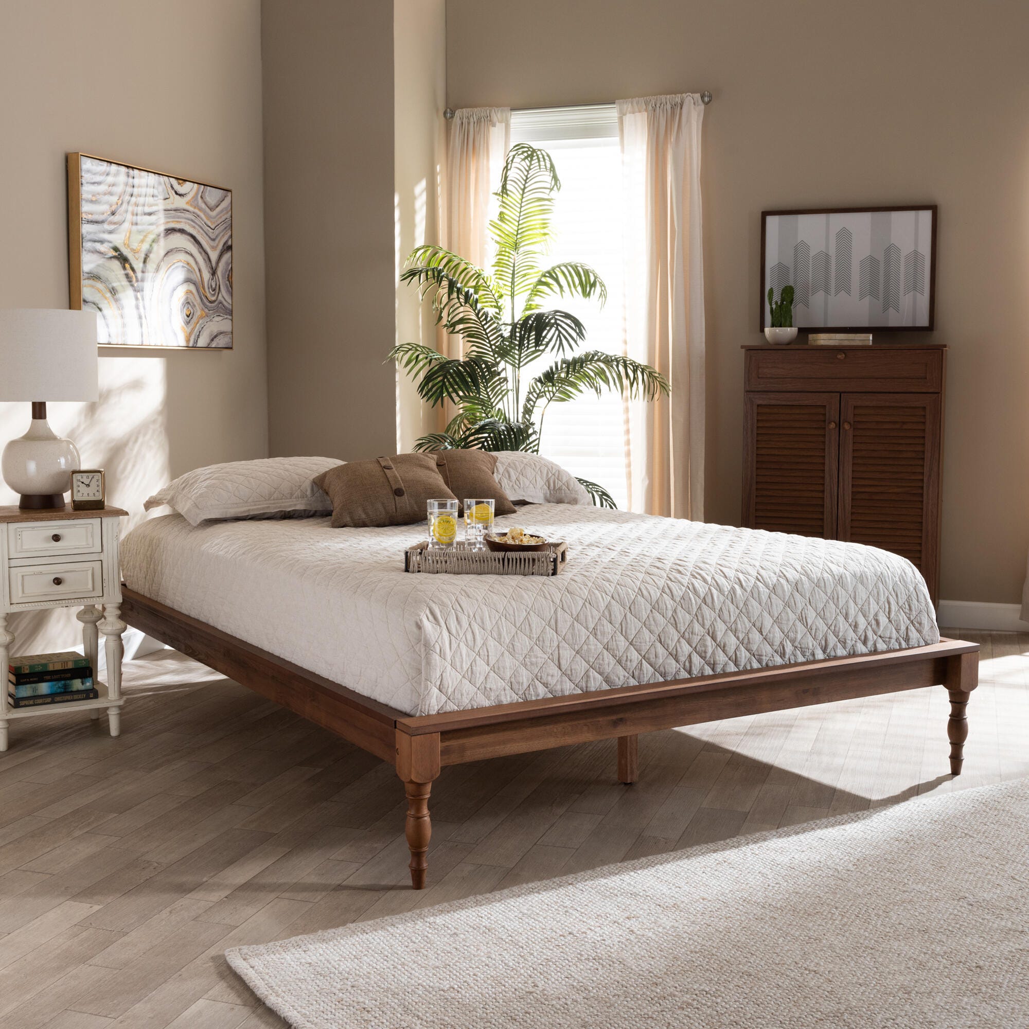 Click here for Romy King Bed Frame  Brown prices