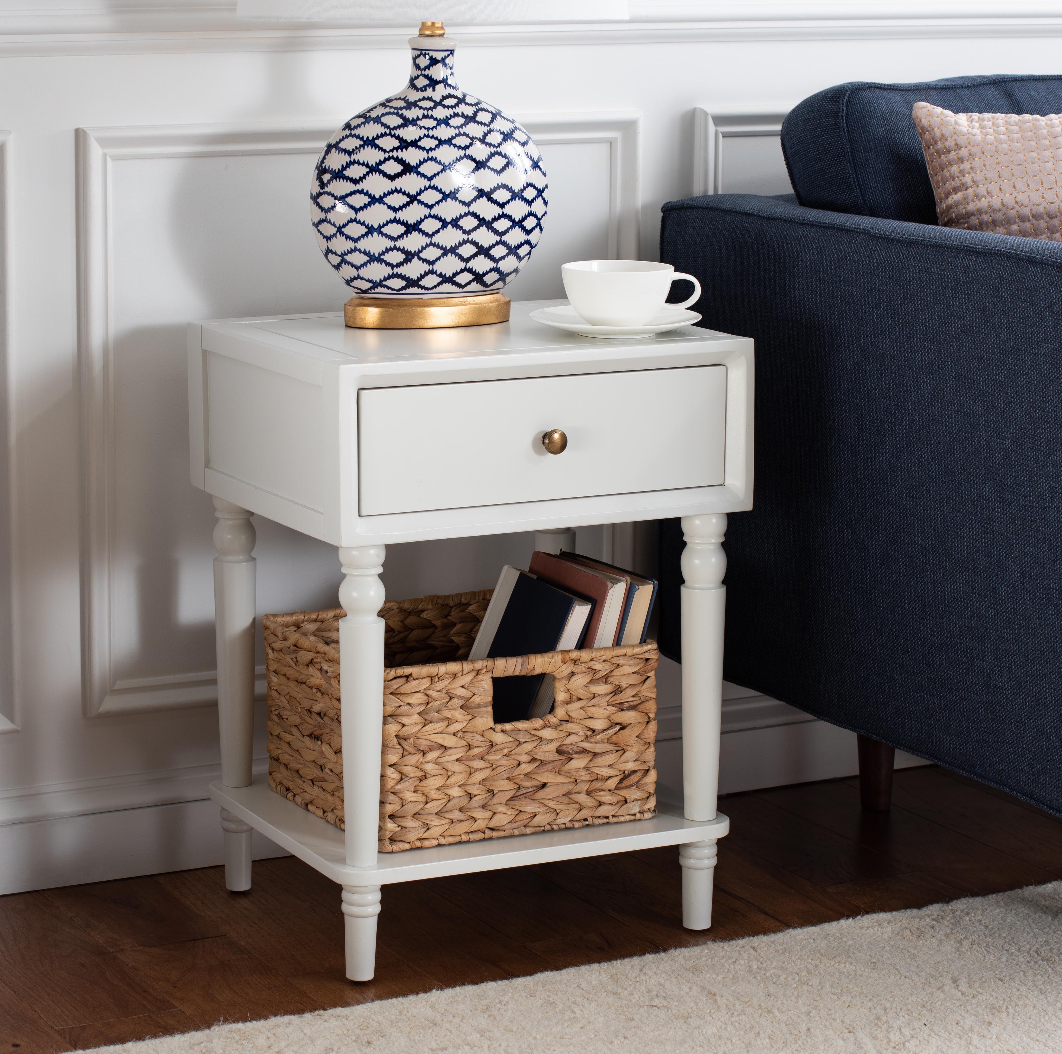 Click here for Siobhan Nightstand with Storage  Shady White prices