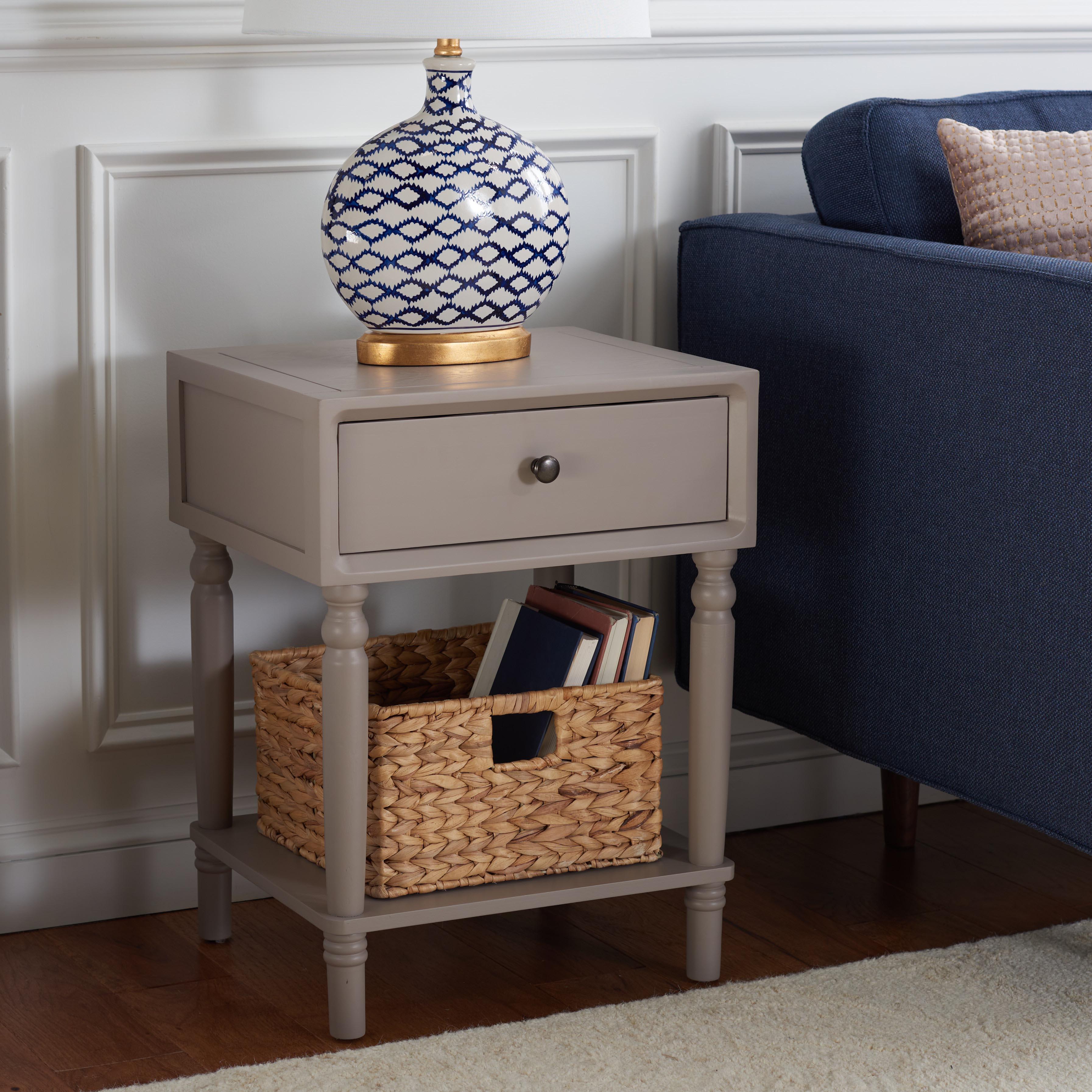 Click here for Siobhan Nightstand with Storage  Quartz Gray prices